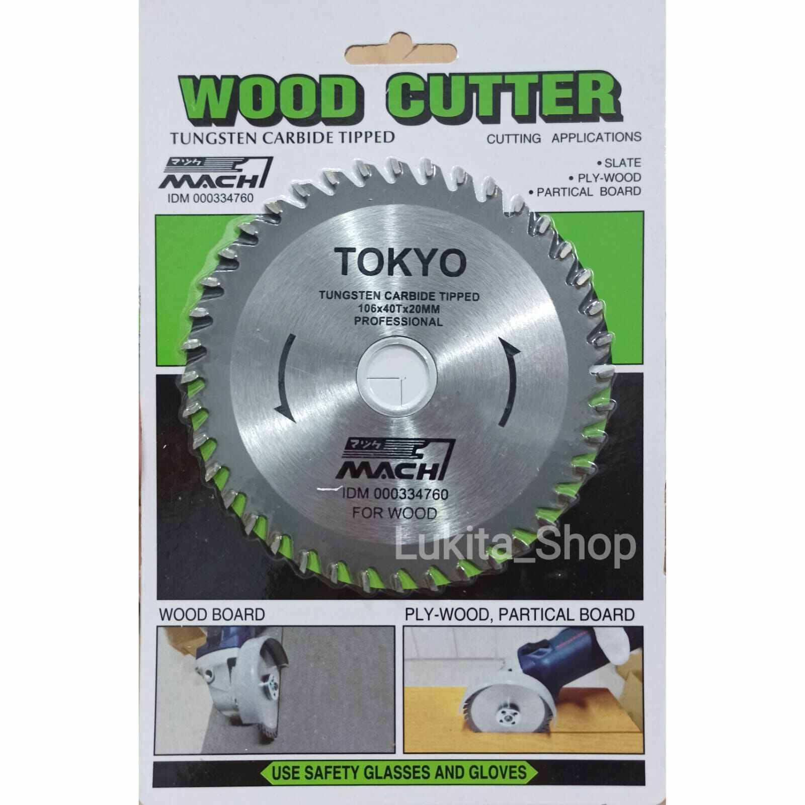 Mata Potong/Pisau Potong Kayu Tokyo Wood Cutter 4 Inch 106 x 40 T x 20 ...