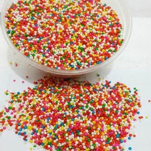 SPIKEL 500 Gram / Sprinkle Trimit Warna Warni Topping Hiasan Makanan ...