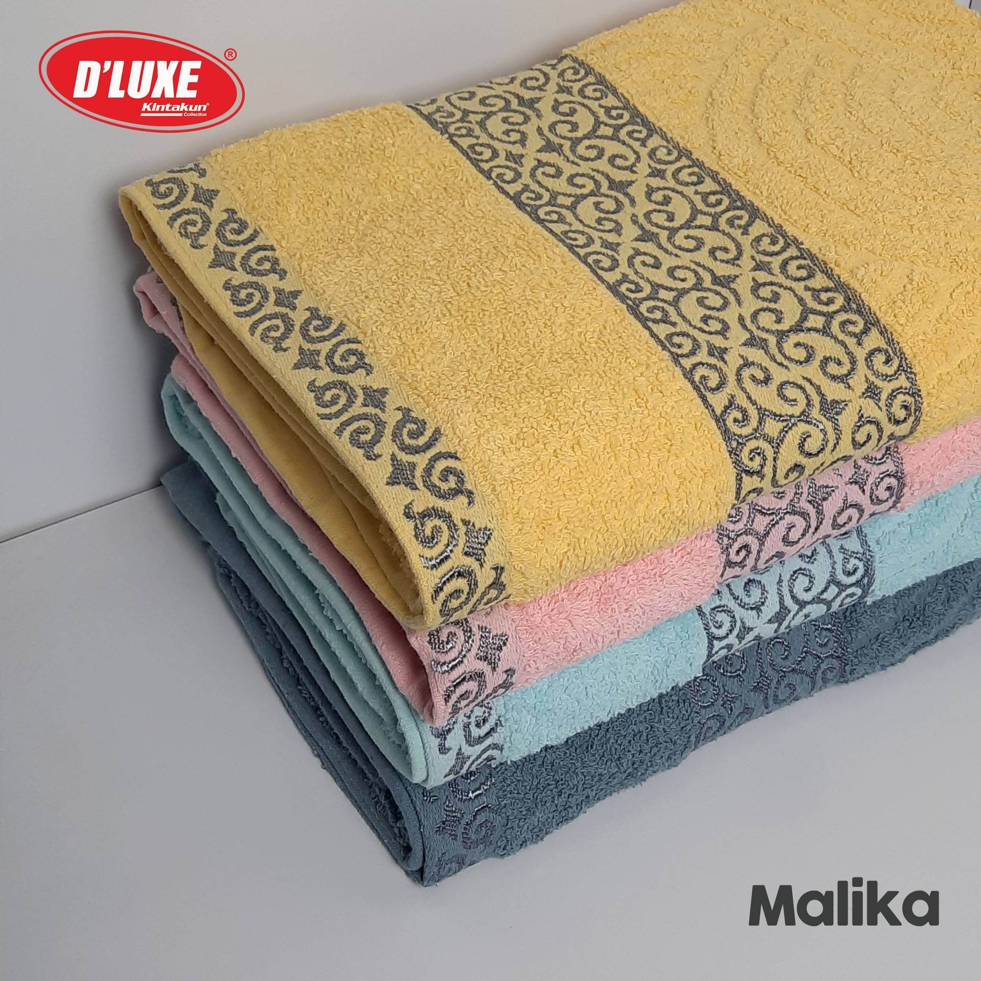 kintakun - Handuk Dewasa motif malika 70 x140 cm yellow | Lazada Indonesia
