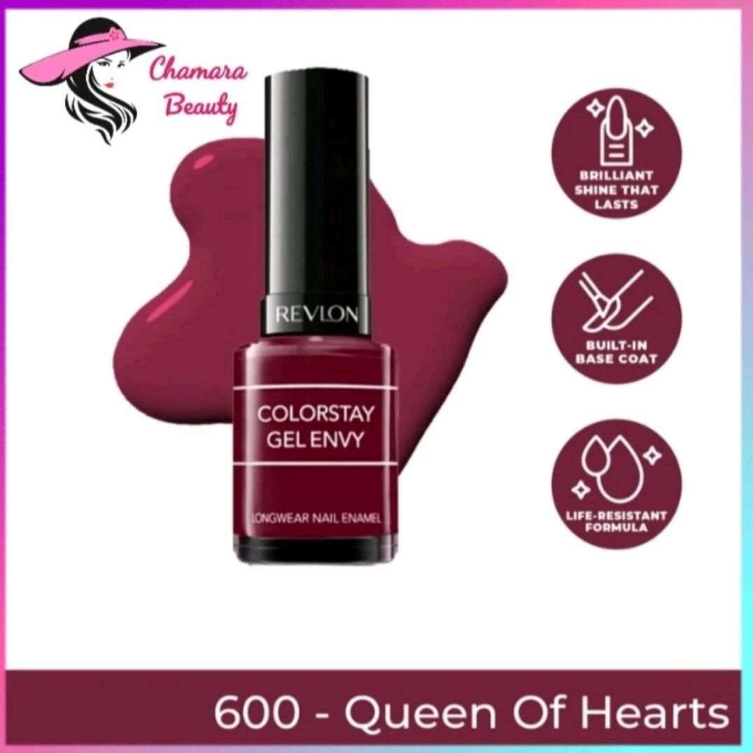 Revlon ColorStay Gel Envy 600 - Queen Of Hearts,Kutex Revlon,Kutek ...