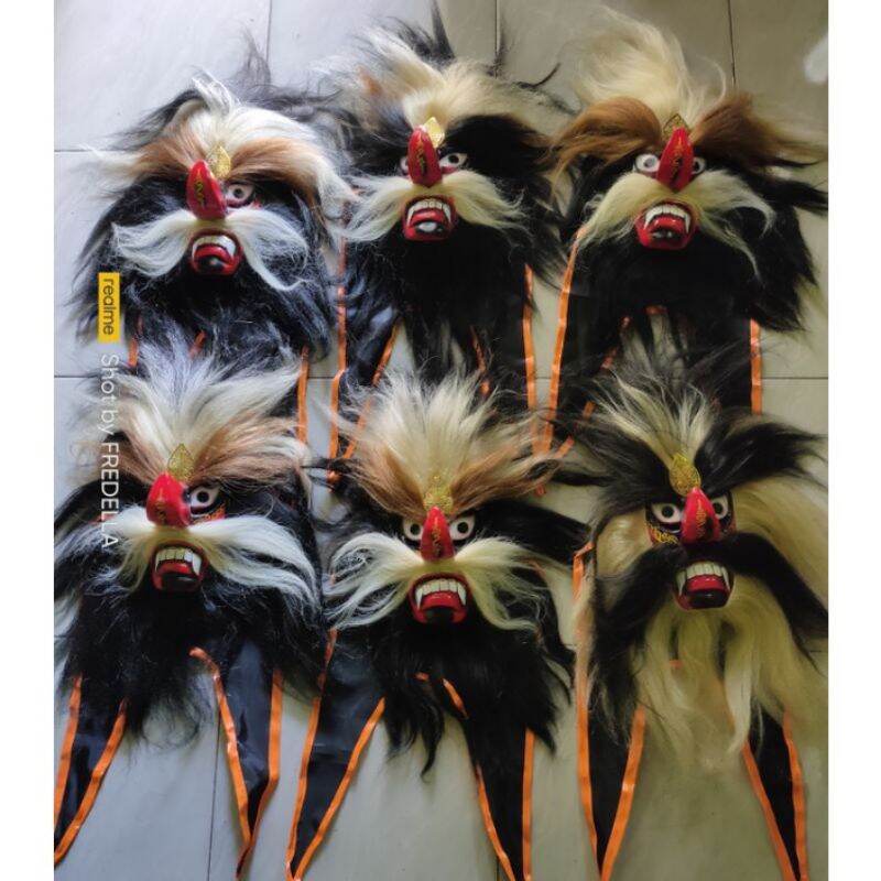 topeng bujang ganong seram reog jaranan | Lazada Indonesia