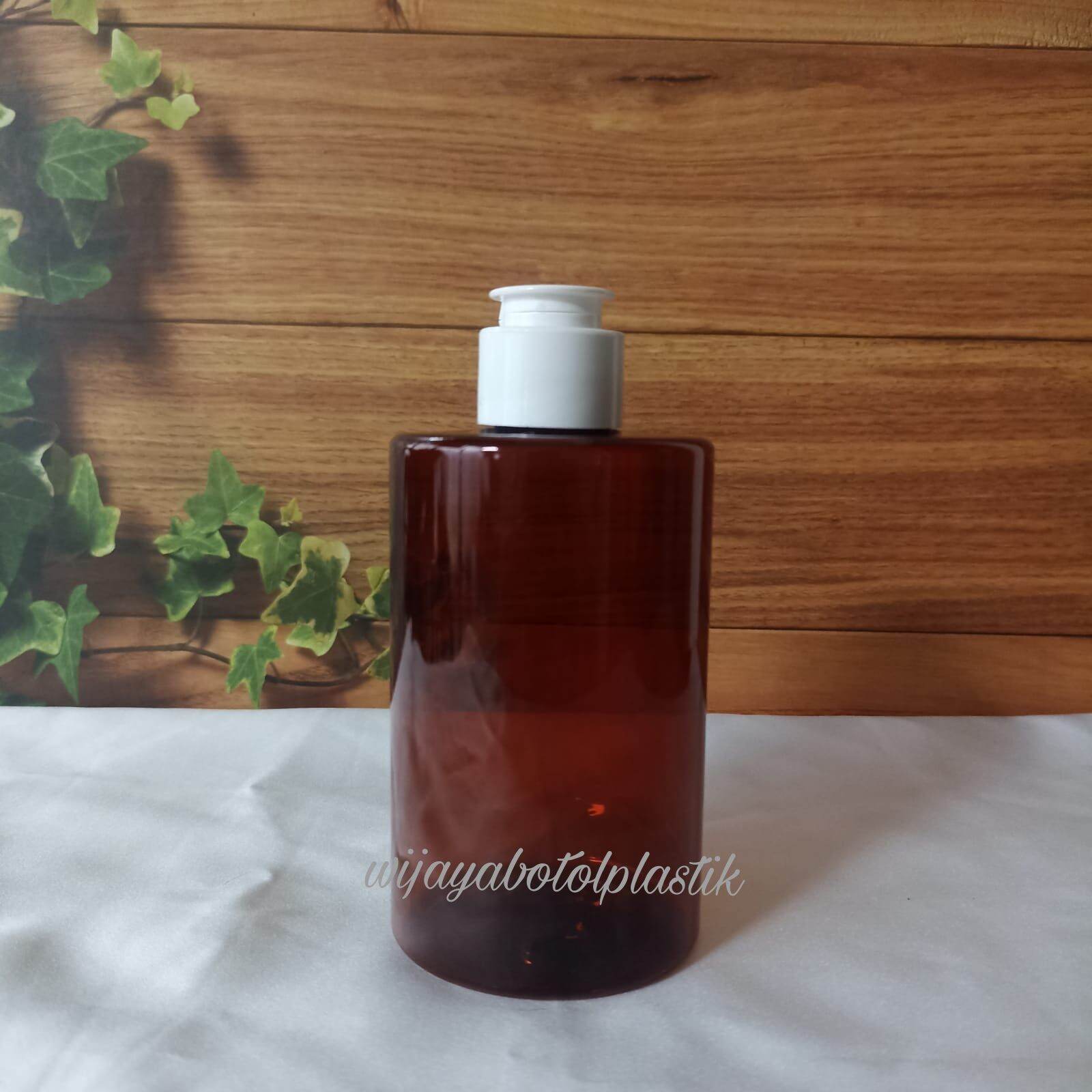 Botol Fliptop 250 Ml Coklat/Botol RF 250 Ml Plastik/Botol Sabun Cair 250 Ml Fliptop model Jamur ...