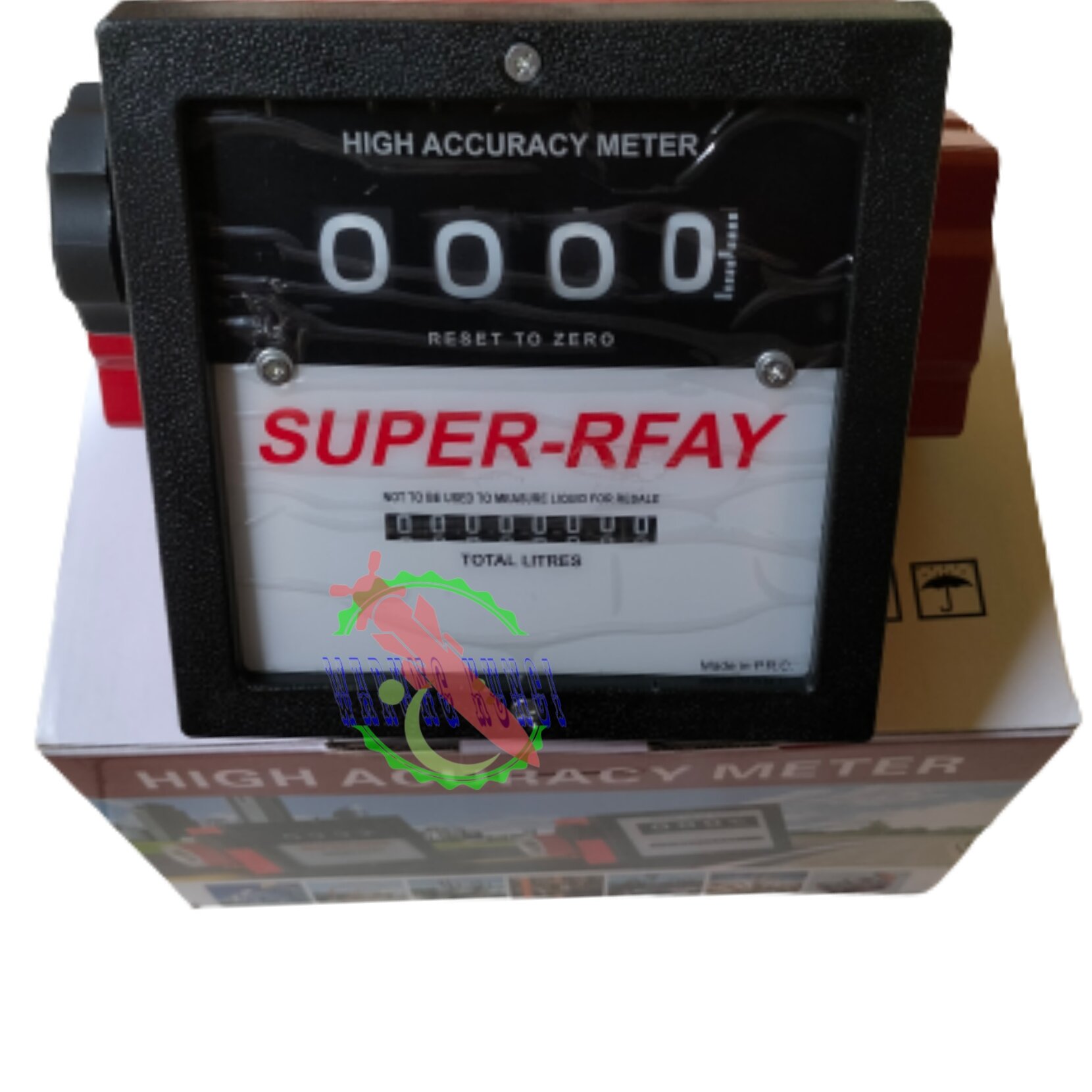 Flow Meter Super Rfay 1,5 Inch 4 Digit Flow Meter Pengukur Solar 1,5 ...