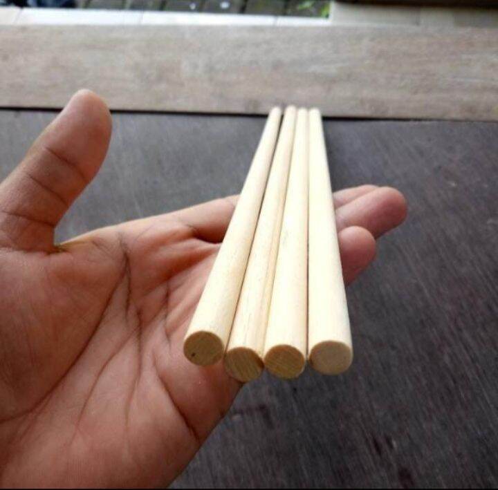 Kayu dowel kayu macrame bulat ramin ukuran 20cm | Lazada Indonesia