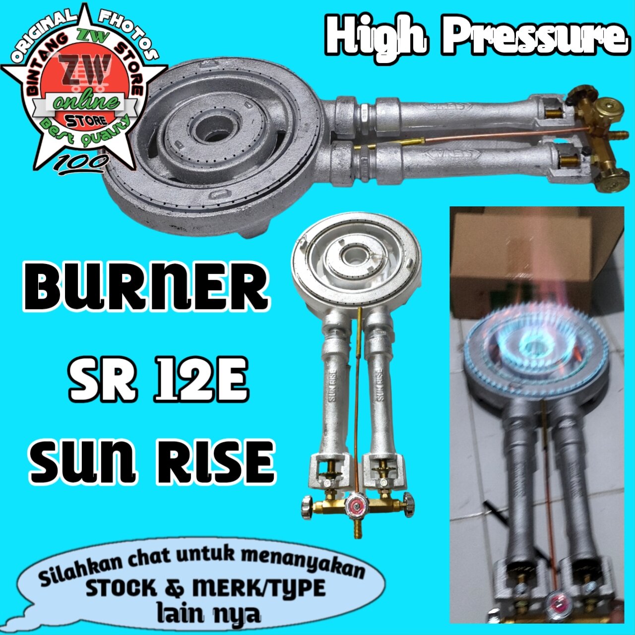 Burner SR 12E/Kepala kompor SR 12e | Lazada Indonesia
