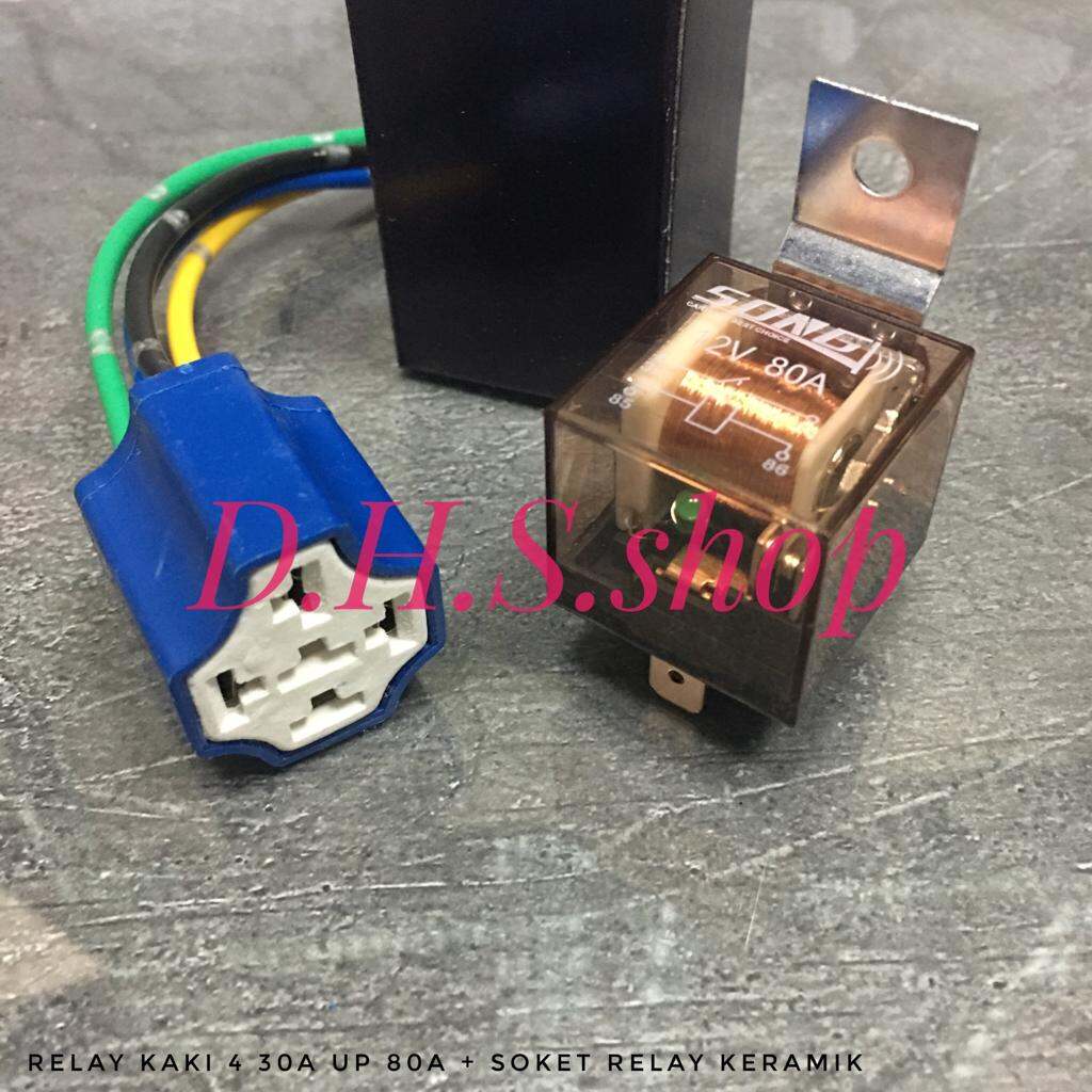 TW SOKET RILEY KERAMIK PLUS RILEY KAKI 4 30A UP TO 80A RELAY KAKI 4 ...