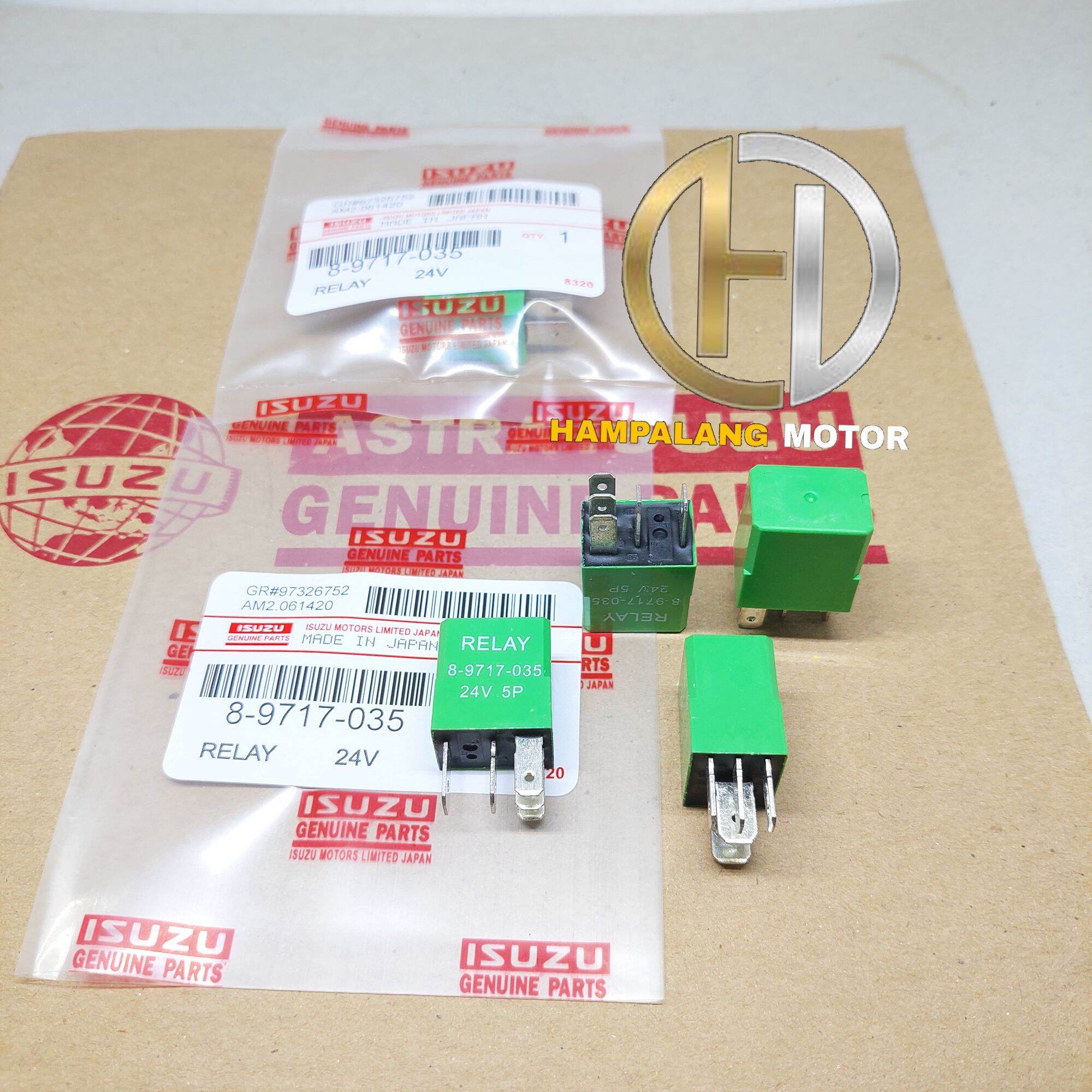 RELAY ISUZU NKR 66 NKR 71 24VOLT KAKI 5 | Lazada Indonesia