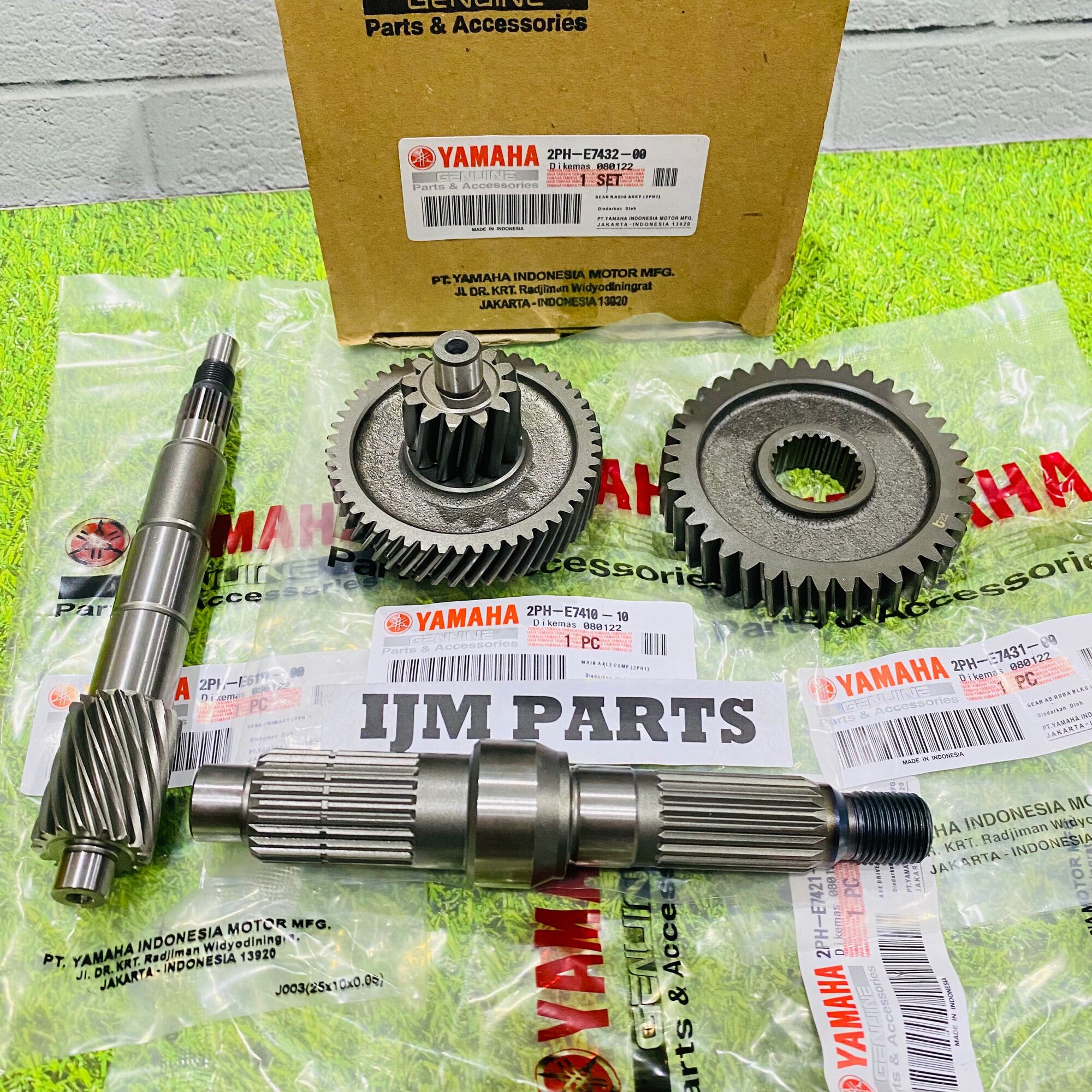 GIGI RASIO SET 2PH YAMAHA MIO M3 MIO Z 125 SOUL GT 125 FINO 125 FI ...