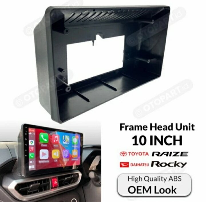 frame headunit head unit OEM 10 inch inci raize rocky | Lazada Indonesia