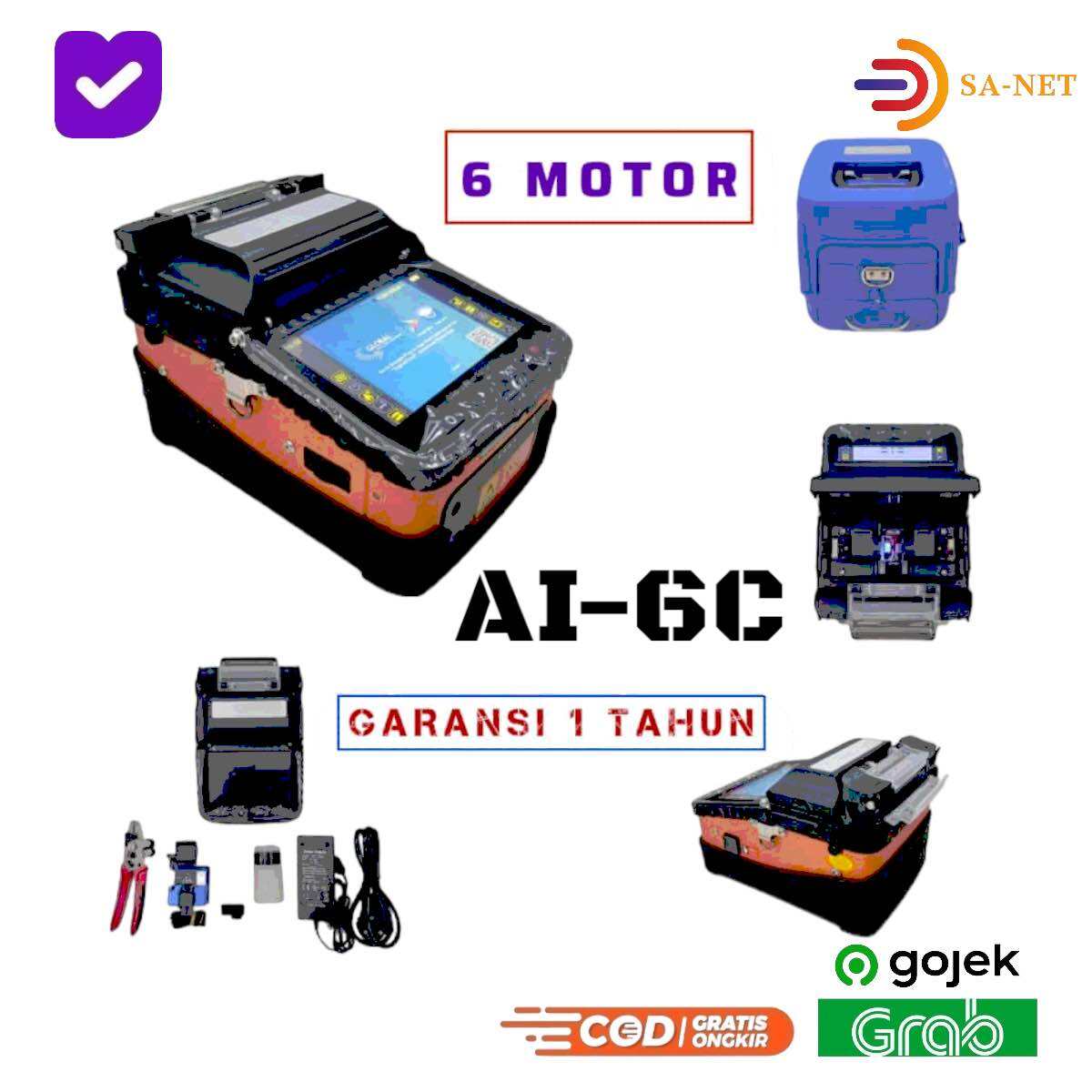 SIGNAL FIRE AI 6 AUTOMATIC FIBER FUSION SPLICER AI-6C BY GLOBAL ...