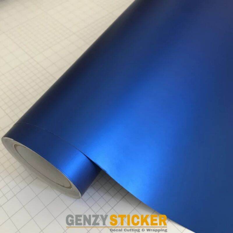 stiker biru satin skotlet biru chrome metalic doff sticker biru krom ...
