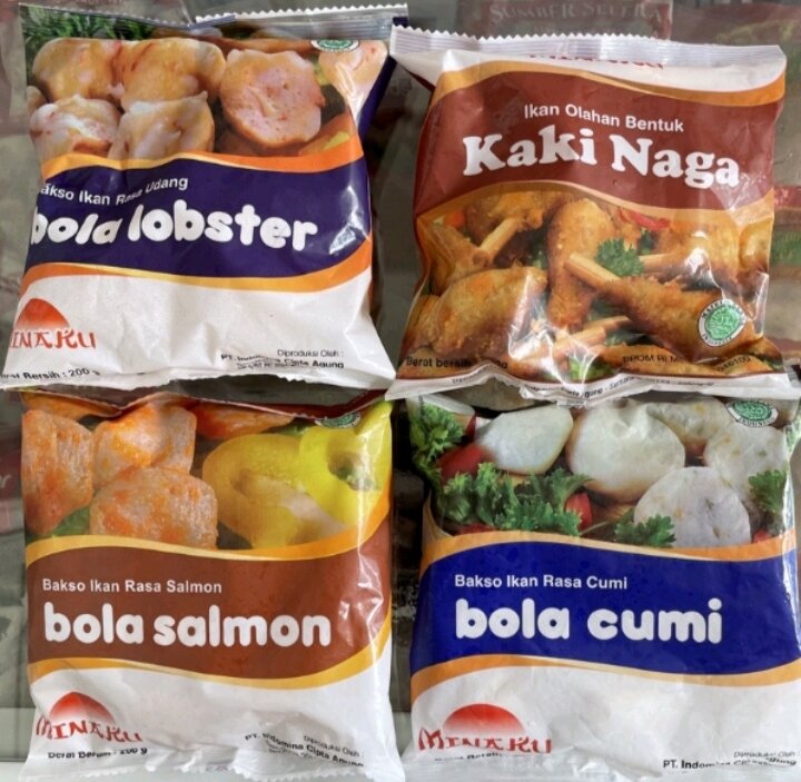 MINAKU Bakso Ikan / Bola Cumi / Bola Lobster / Bola Kepiting / Bola ...