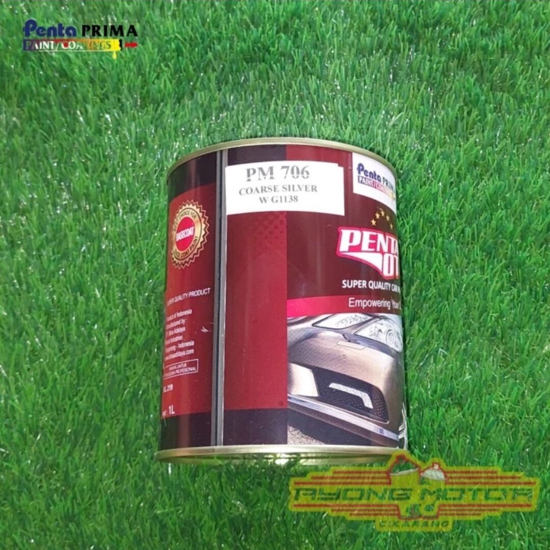 Cat Penta Oto/Cat Duco PU PM 706 Coarse Silver 1Kg Silver Dasaran Candy ...