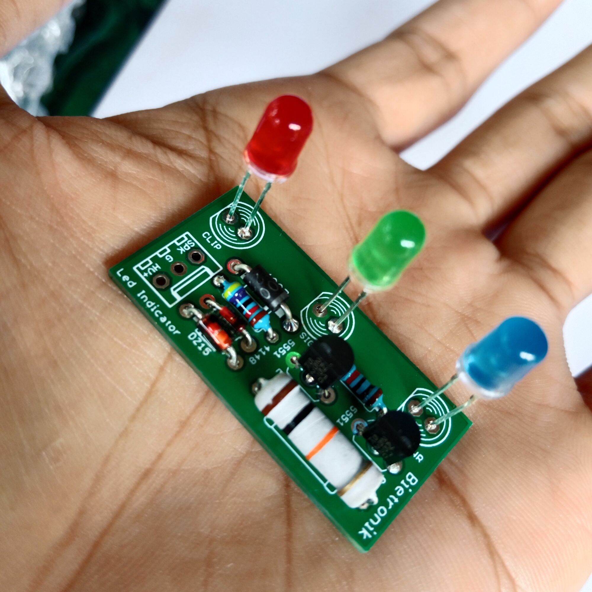 Lampu led clip signal indikator untuk power amplifier pcb double layer lampu led indicator ...