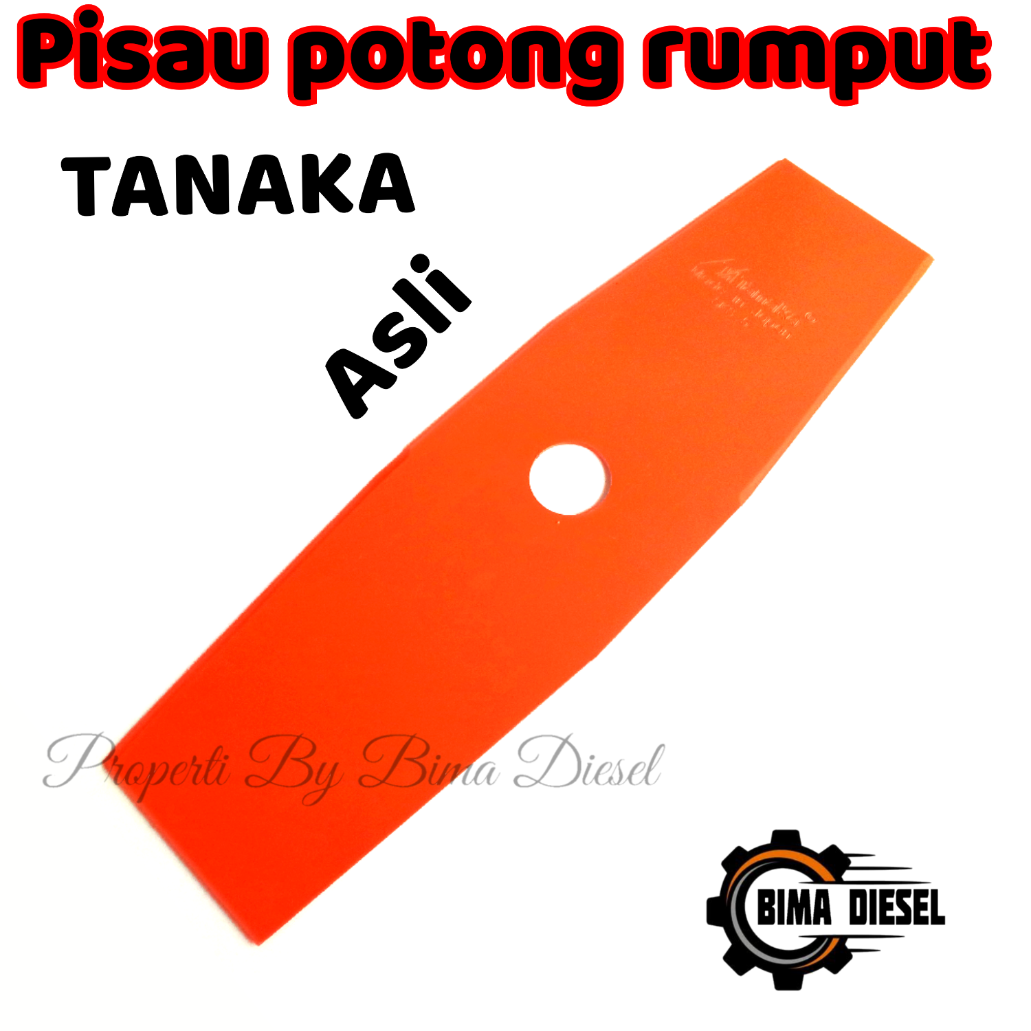 Pisau mesin potong rumput pisau potong rumput TANAKA ASLI | Lazada ...