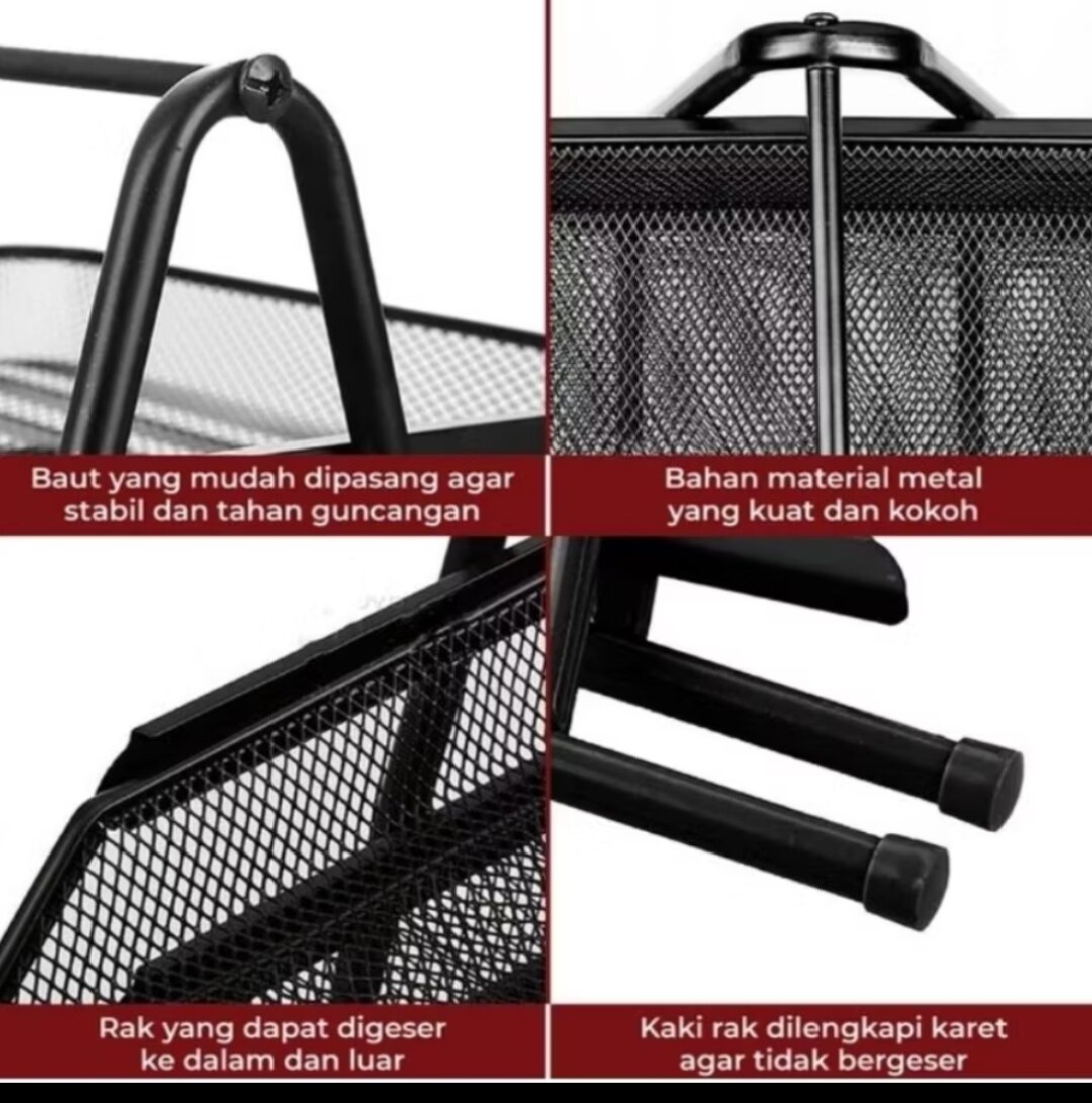 BOX FILE BESI/DOCUMENT TRAY/RAK DOKUMEN MAJALAH BESI COMBO | Lazada ...