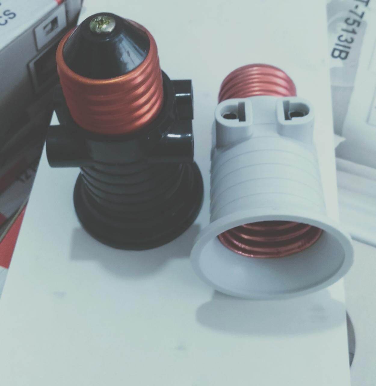 fitting lampu drat putar plus colokan T model fiting piting pitting ...