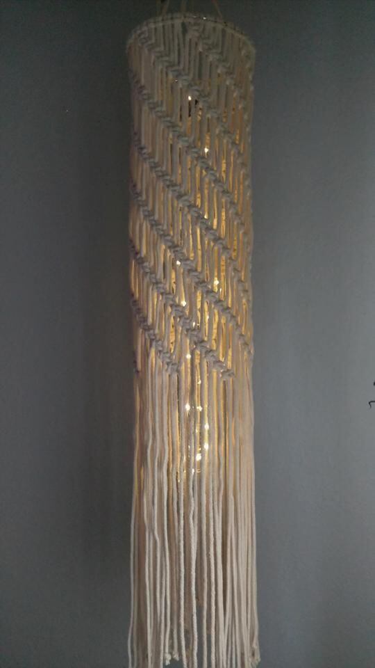 Macrame Lamp Shade | Kap Lampu Makrame 003 | Lazada Indonesia