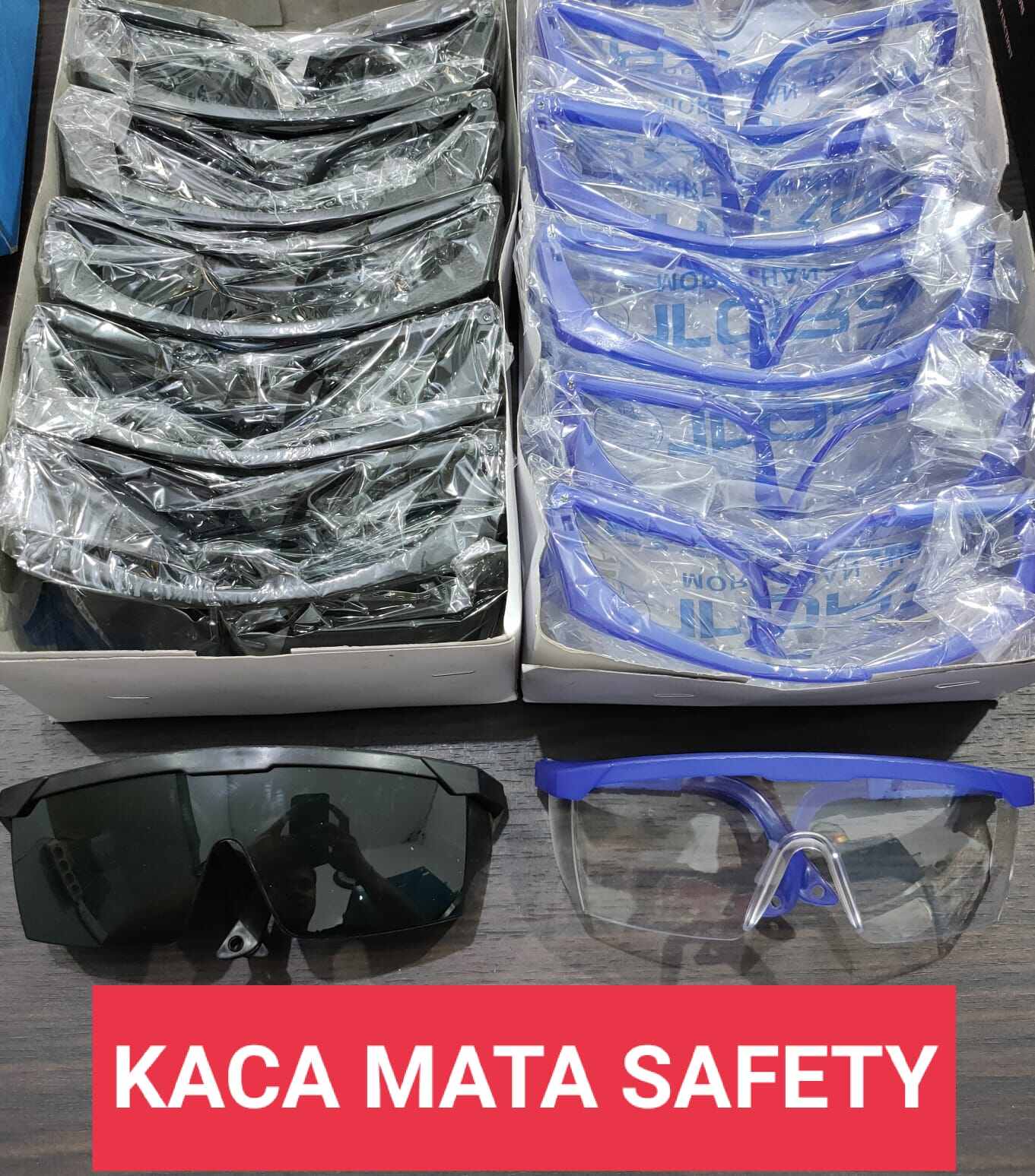 Kacamata Safety Clear Black | Kaca Mata Safety Gurinda Gerinda Las ...