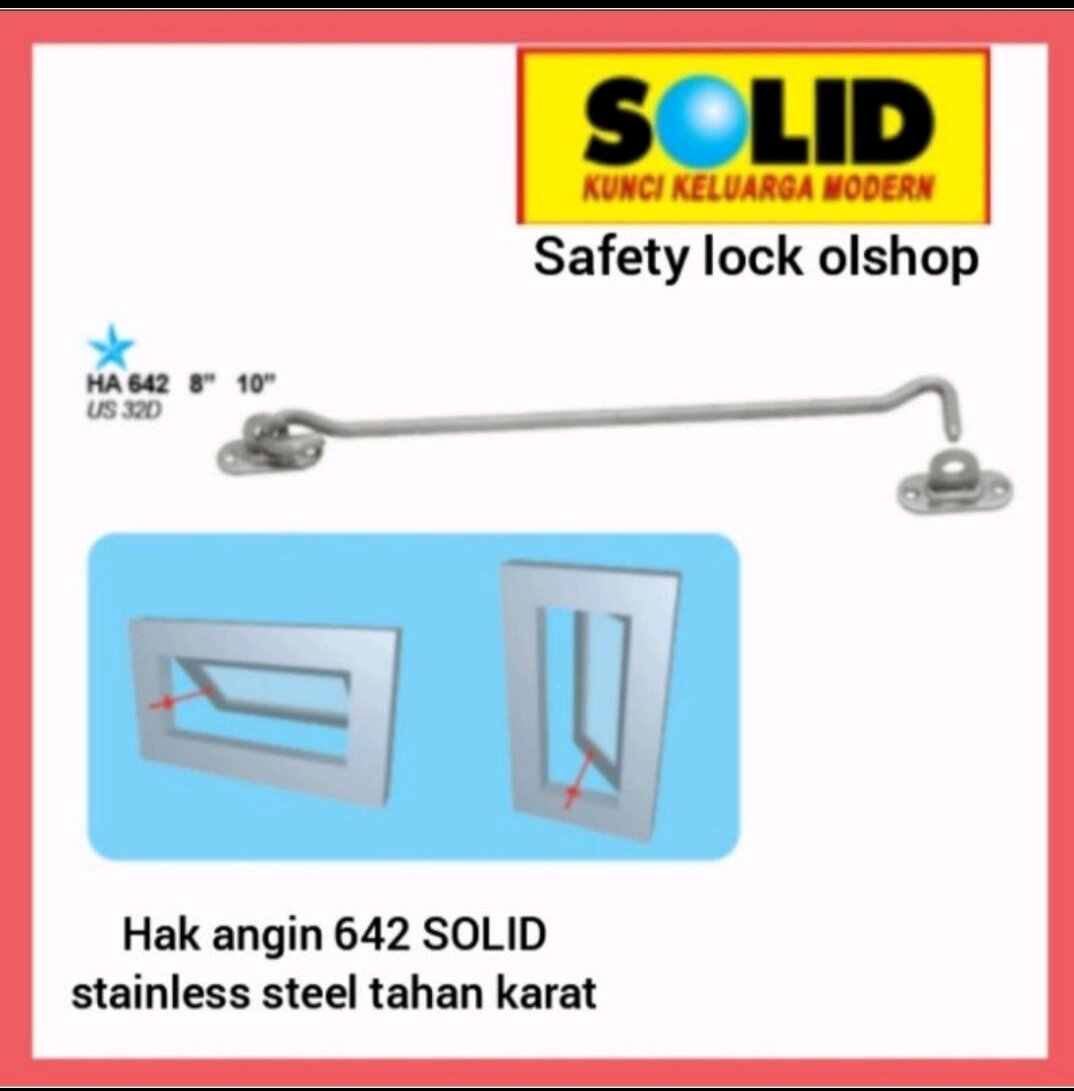 hak angin jendela ha 642 10" solid stainless | Lazada Indonesia