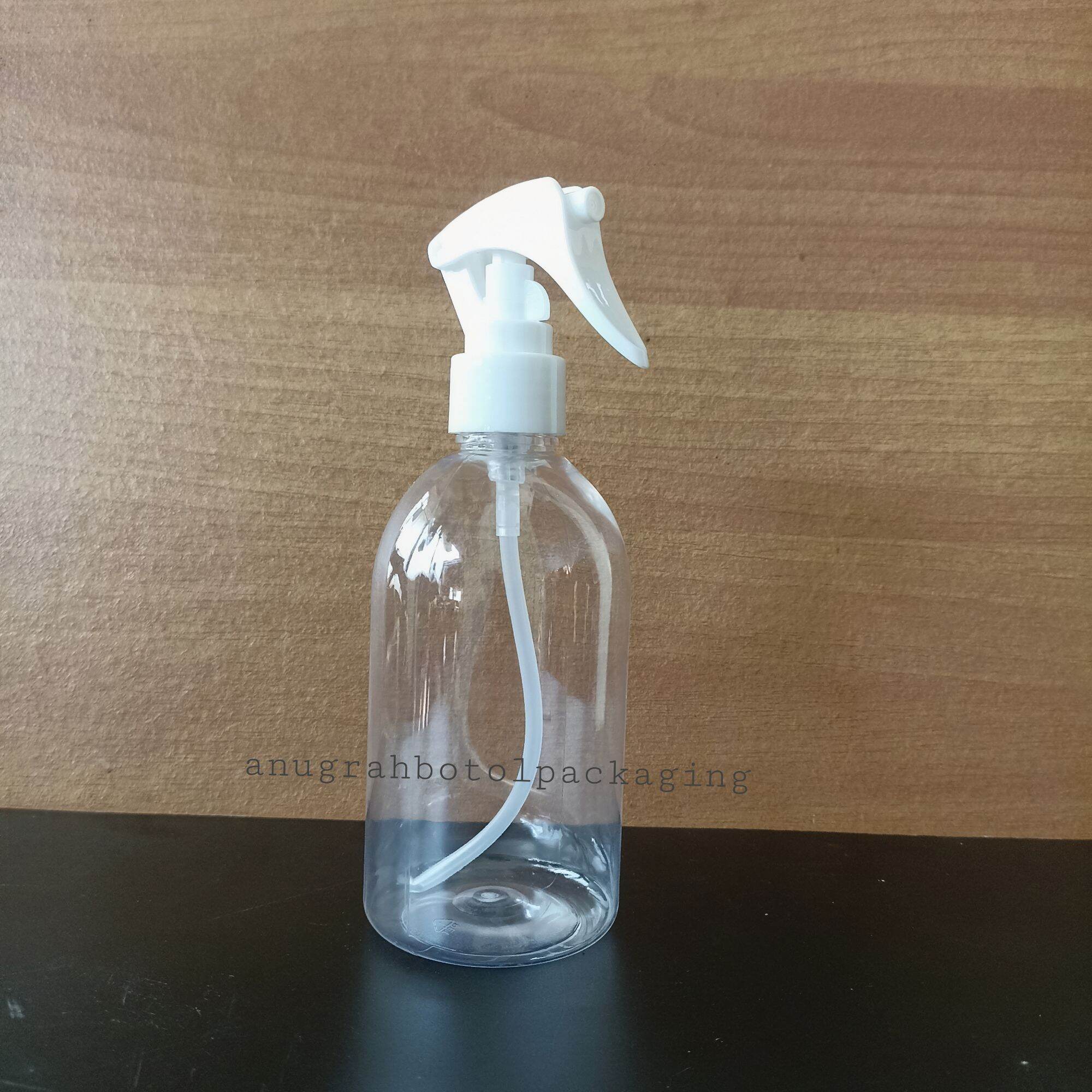 Botol Spray 250 ml oval bening Tutup Mini Trigger | Lazada Indonesia