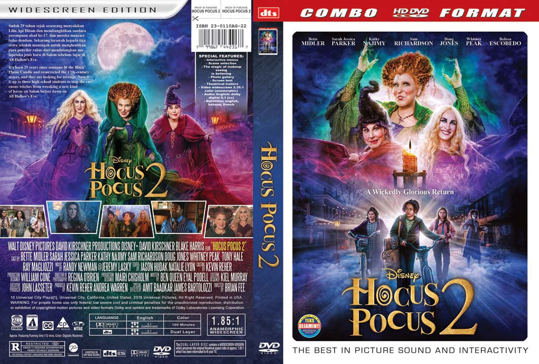 DVD FILM DISNEY 2022: HOCUS POCUS 2 | Lazada Indonesia
