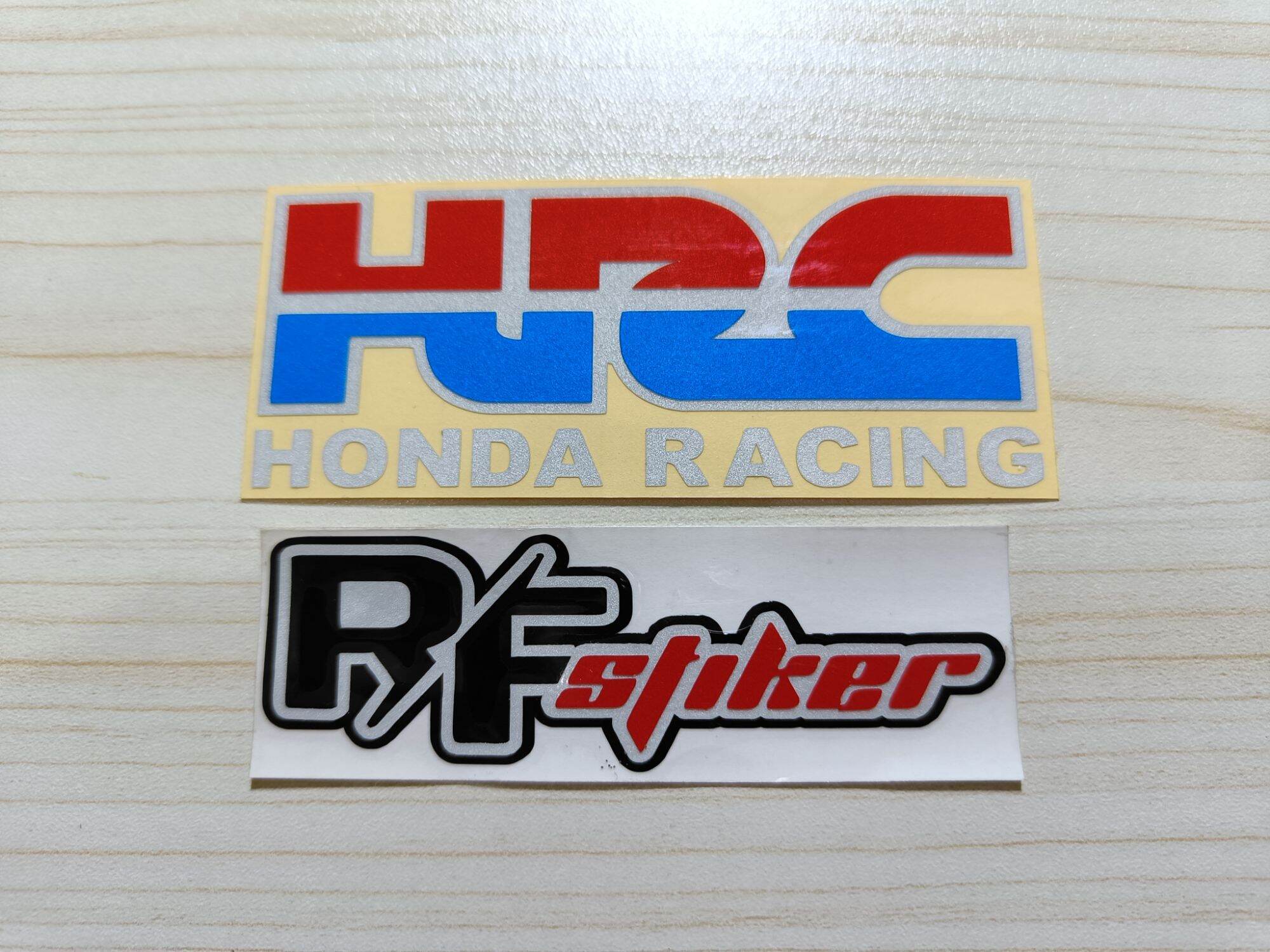 Sticker HRC Honda racing cutting stiker motor mobil Honda HRC | Lazada ...