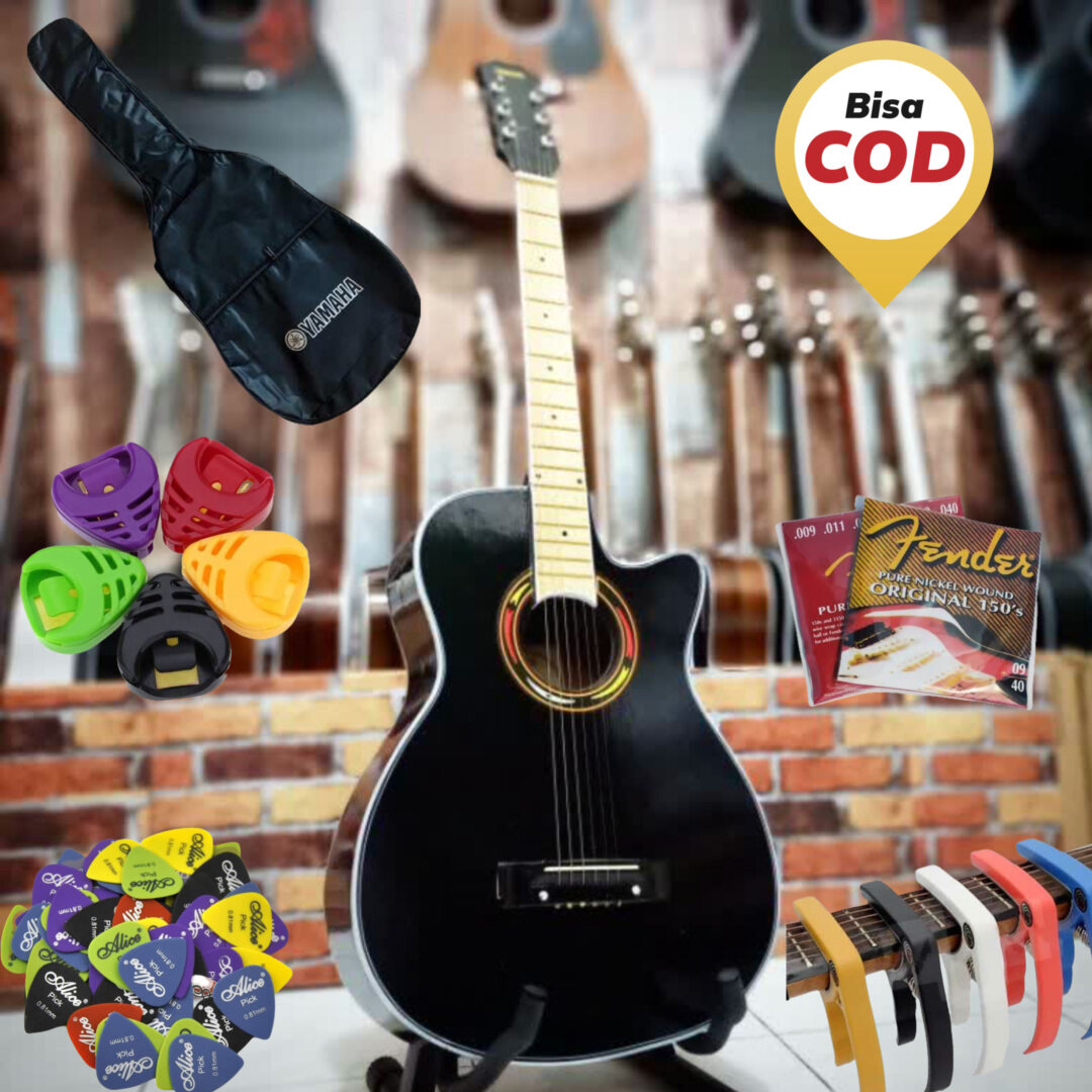 Guitar Acoutsic / Gitar Akustik Yamaha Paket Komplit | Lazada Indonesia