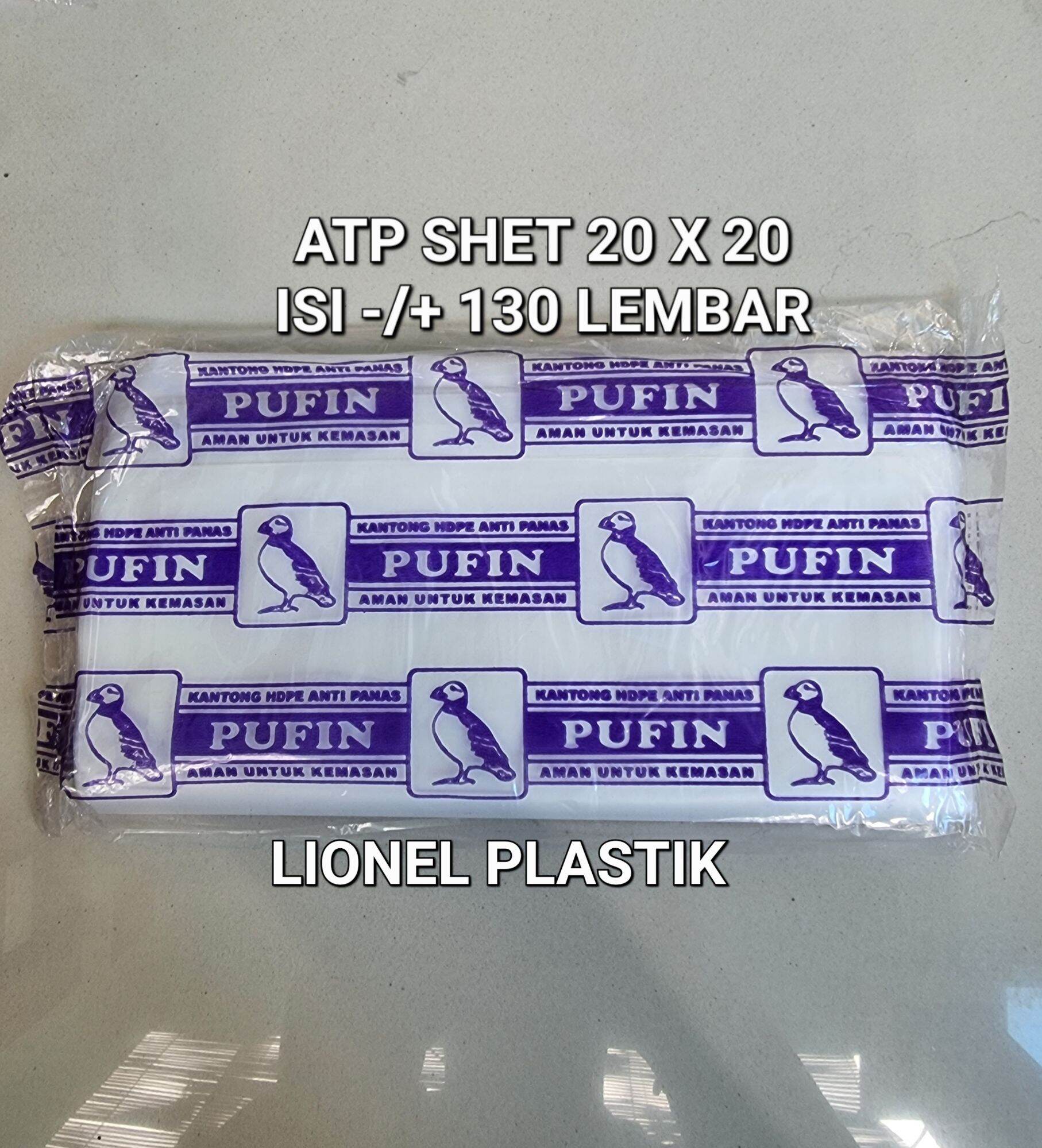 Kantong Plastik Anti Panas Sheet / Plastik Anti Panas Lembaran Uk 20 x ...