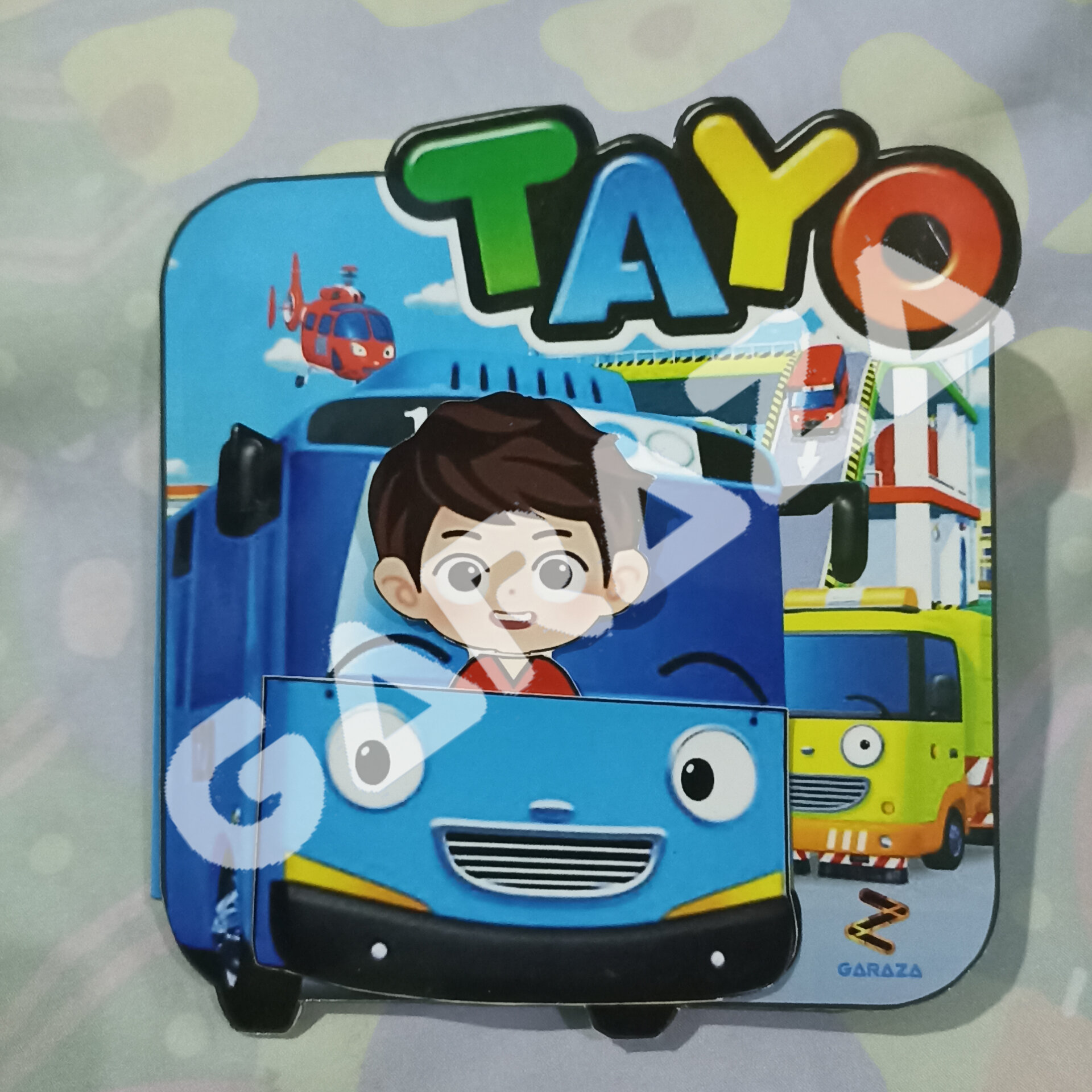 PAPER DOLL TAYO the little Bus dan Duri Busy Book mainan edukasi anak ...