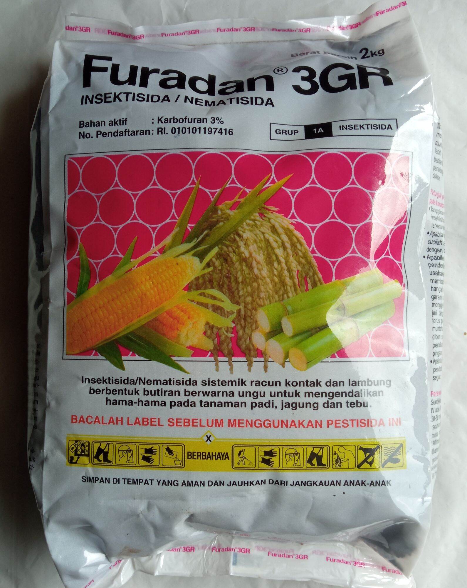 INSEKTISIDA NEMATISIDA FURADAN 3GR 2 KG | Lazada Indonesia