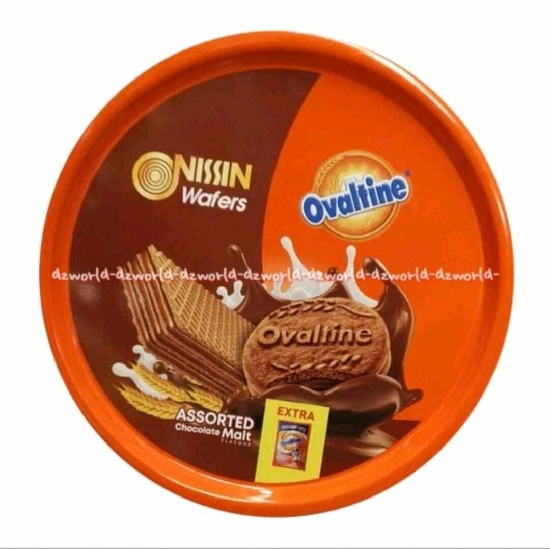 Nissin Wafers Ovaltine Assorted Chocolate Malt 246gr-Wafer Coklat ...