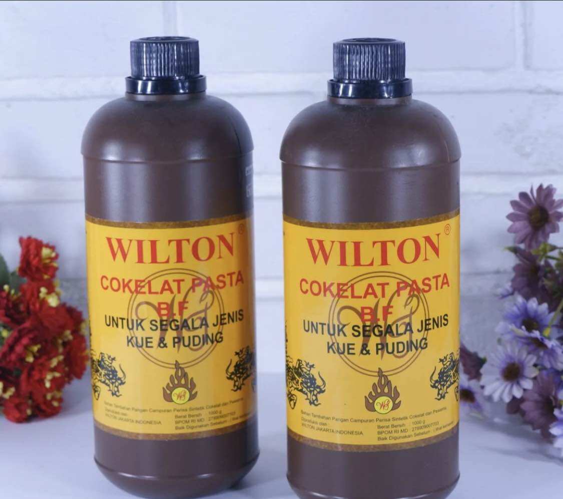 Pasta coklat Wilton BF 1 liter / pasta wilton coklat 1 Liter | Lazada ...