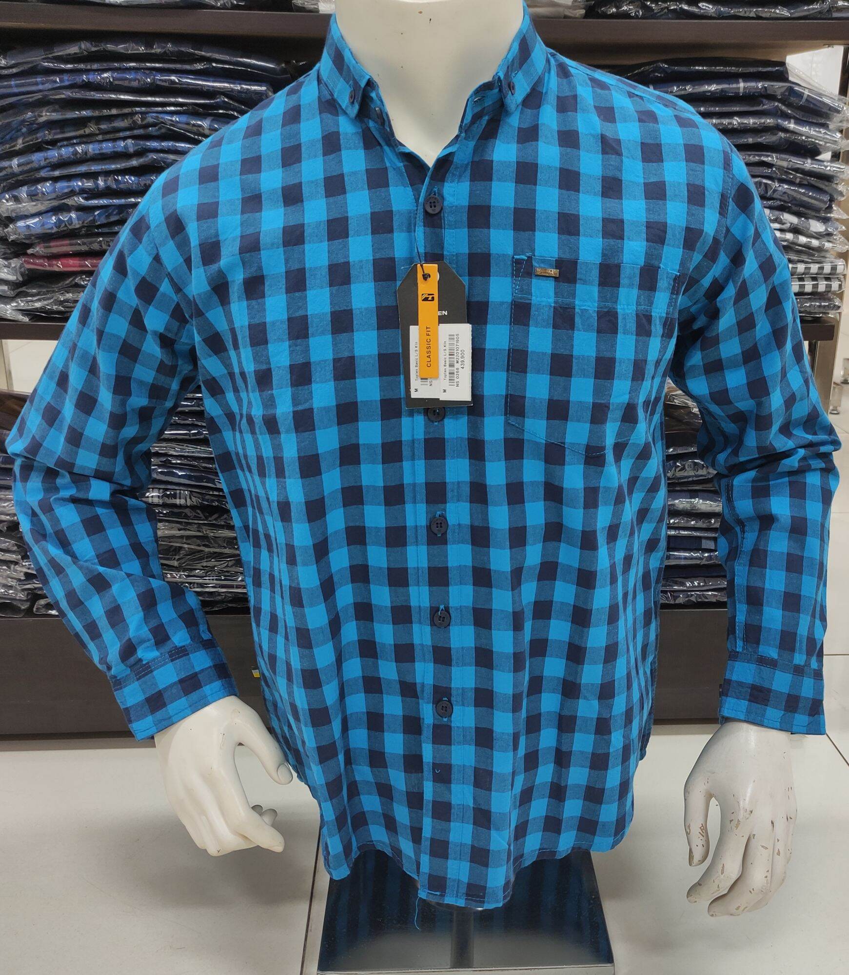 KEMEJA PANJANG ORIGINAL PRIA TOPTEN | Lazada Indonesia