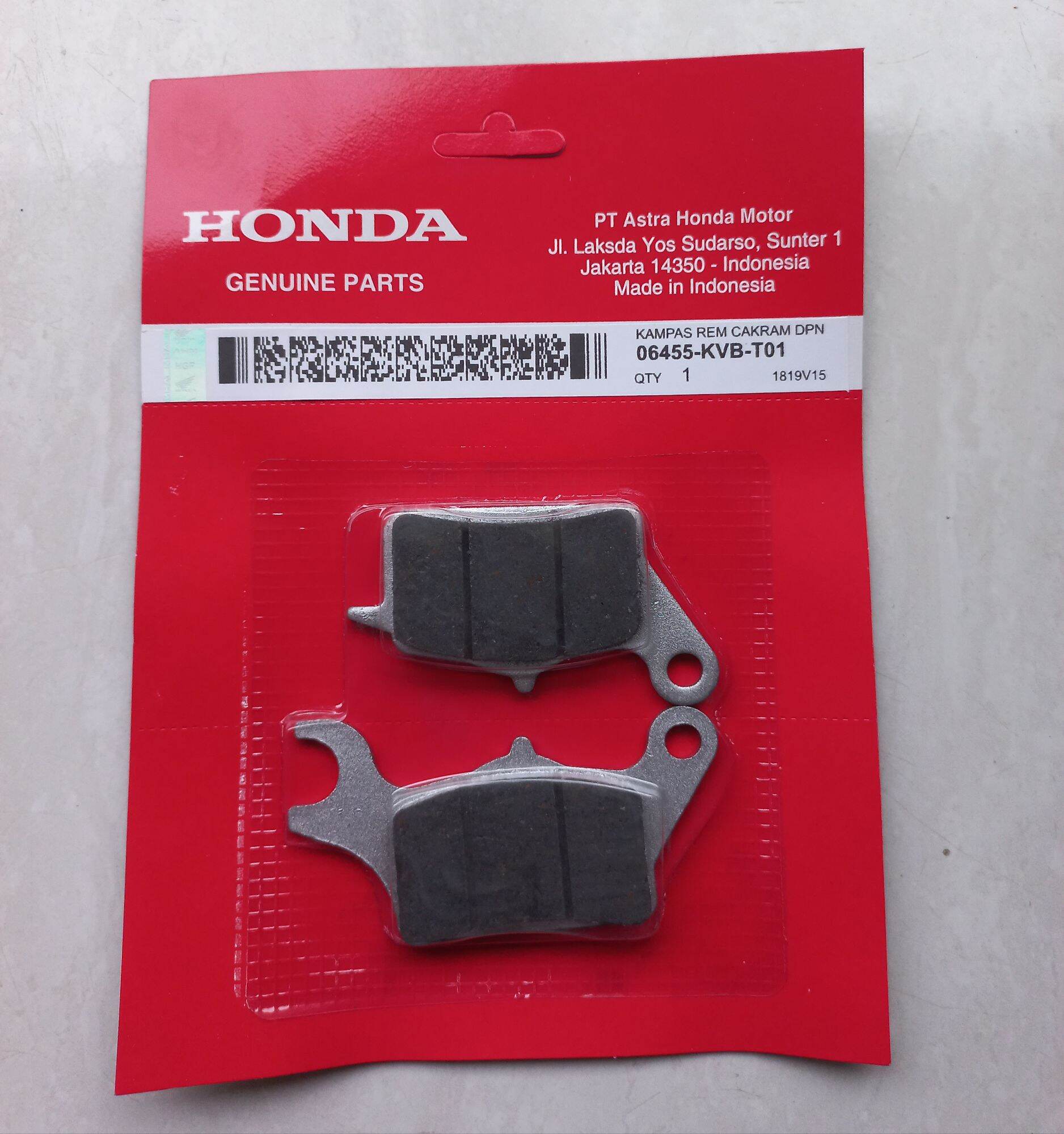 dispad depan kampas rem motor vario fi f1 beat new pop street techno ...