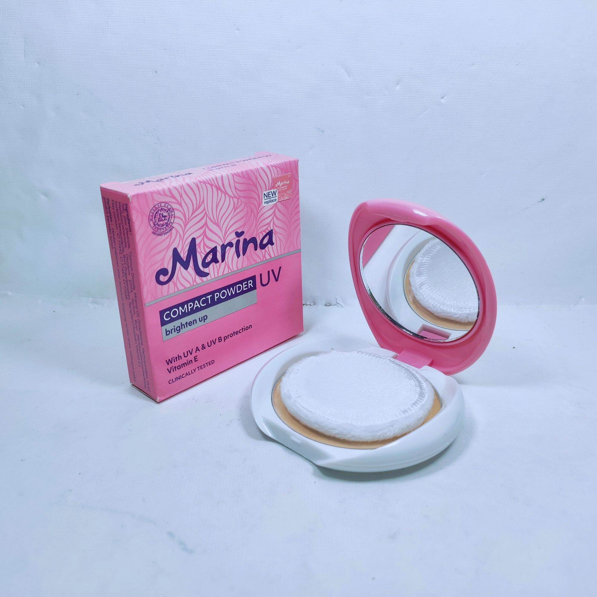 Bedak Marina Compact Powder UV Brighten Up | Lazada Indonesia