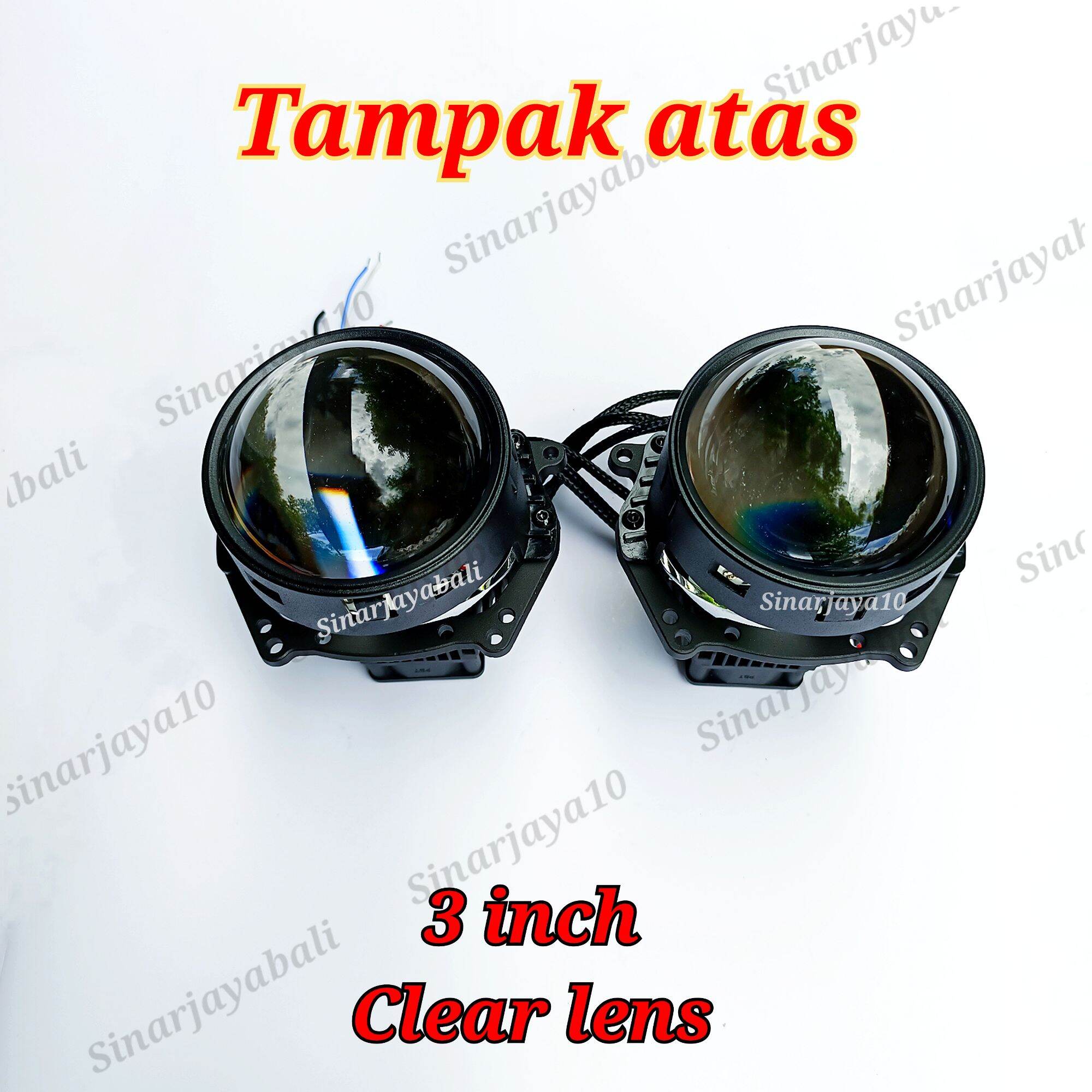 lampu projie biLED projector proji bi led proyektor lensa 3inch seri dv ...