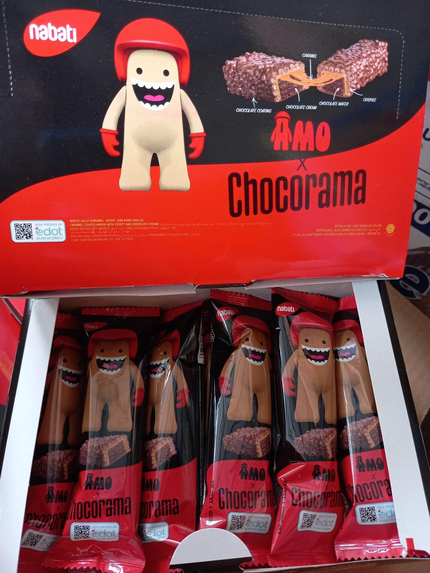 nabati amo chocorama ( 1box isi 20pcs) | Lazada Indonesia