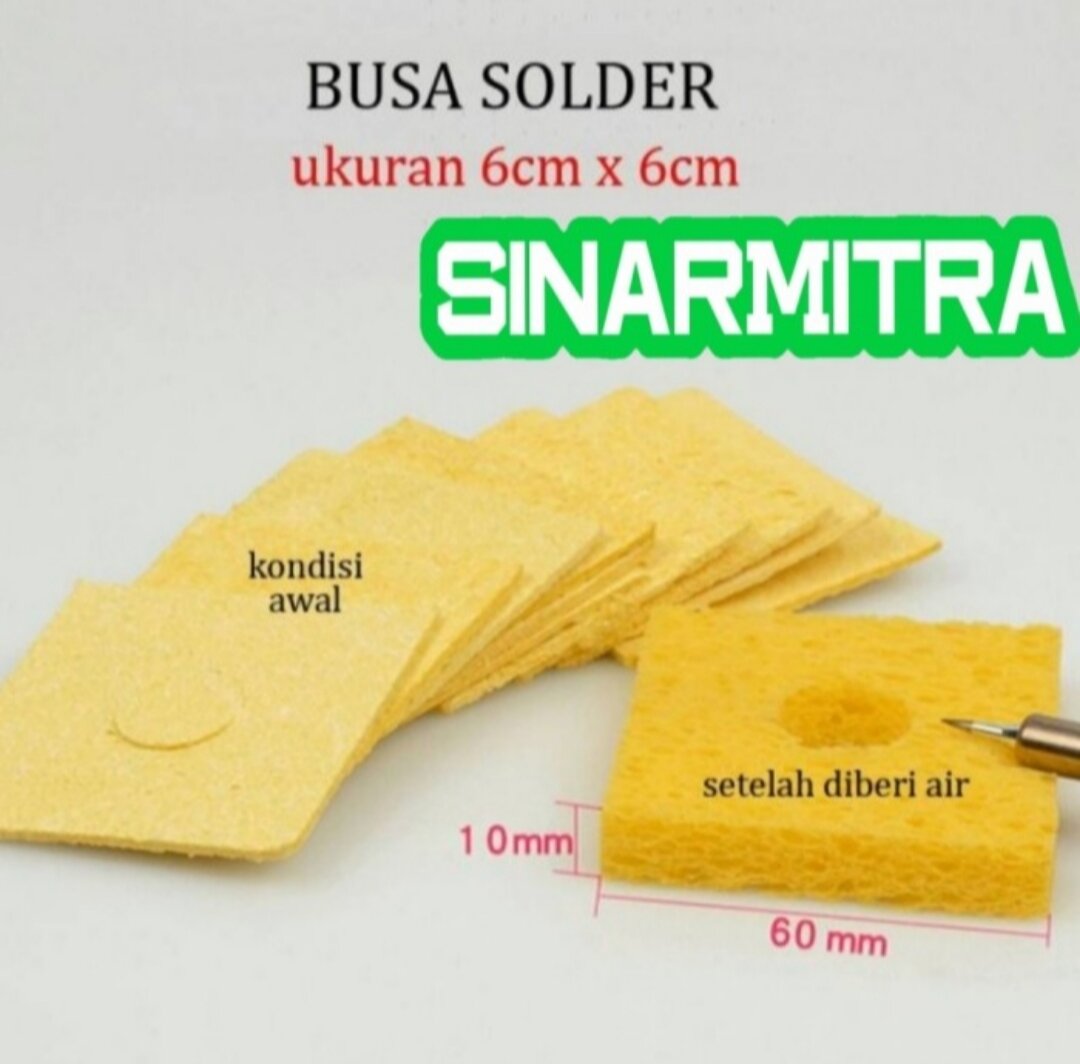Busa Solder/Spons Ukuran 6 x 6 cm | Lazada Indonesia