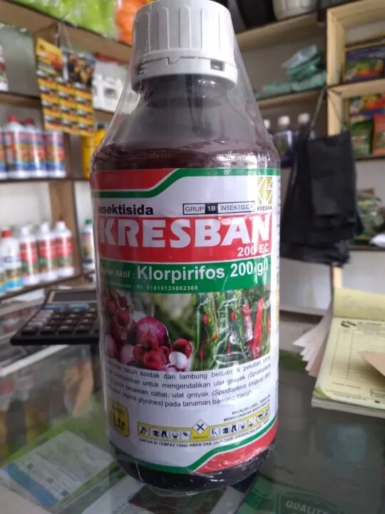insektisida kresban 200 EC 1 liter Klorpirifos Mirip Dursban | Lazada ...