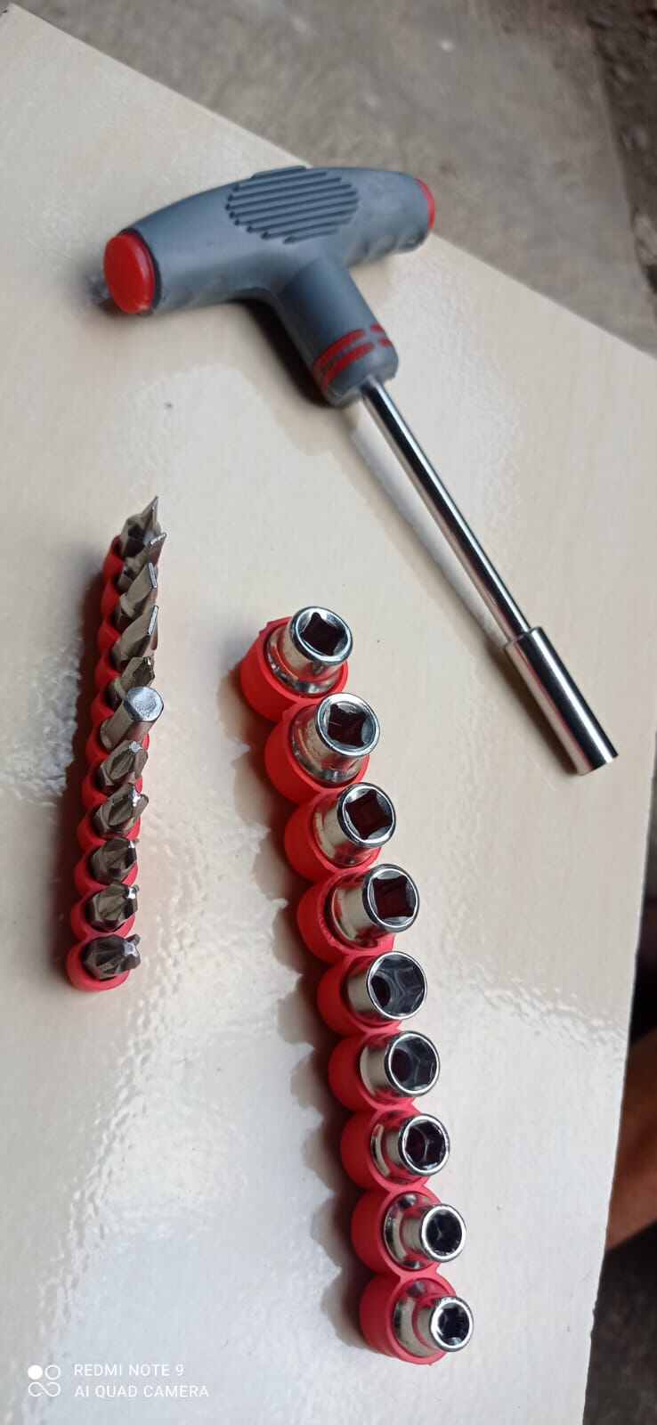 Obeng Sok Set 21Pcs Bison Screw driver T Handle Socket Rachet Sock ...