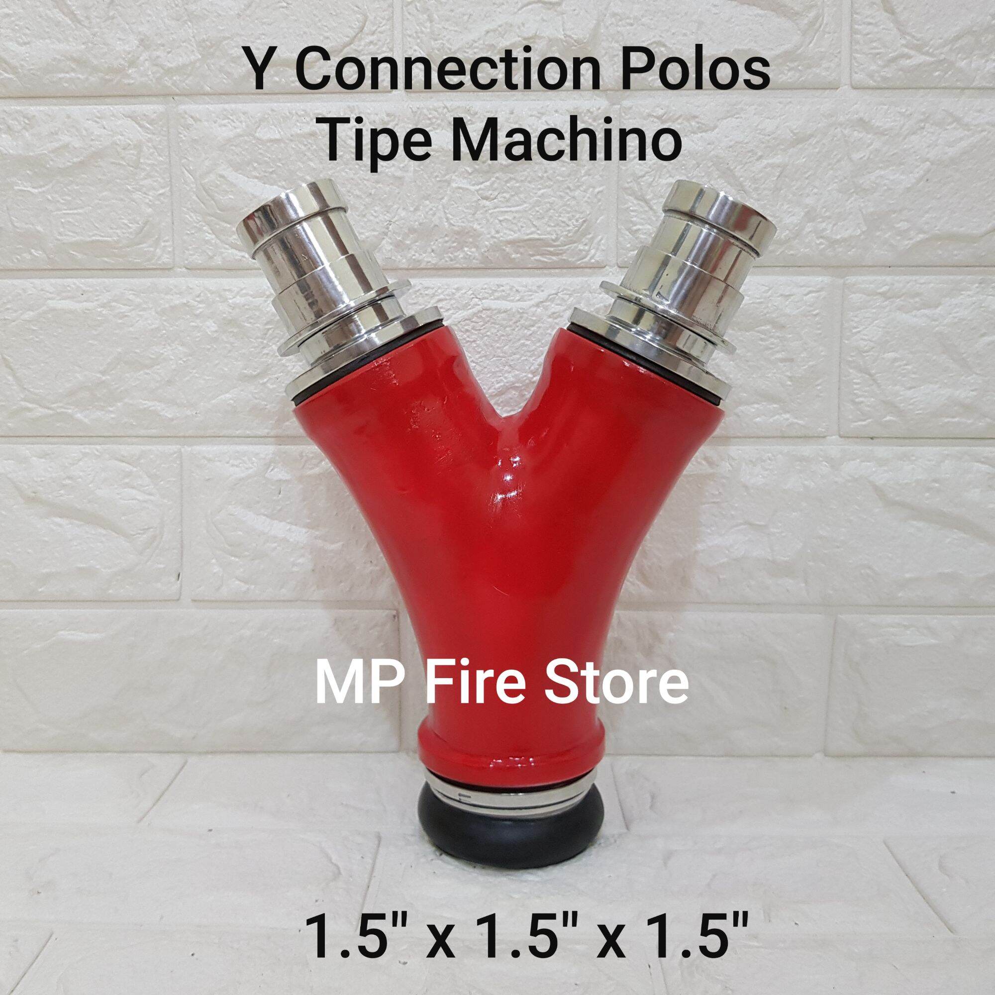 Y CONNECTION POLOS 1.5 x 1.5 x 1.5 MACHINO HYDRANT CABANG 3 PEMADAM ...
