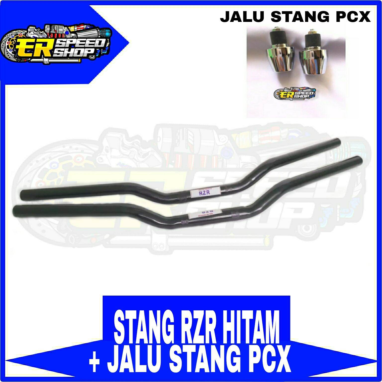 STANG RZR HITAM , STANG RZR + JALU PCX STANG RZR HITAM TEBAL | Lazada ...
