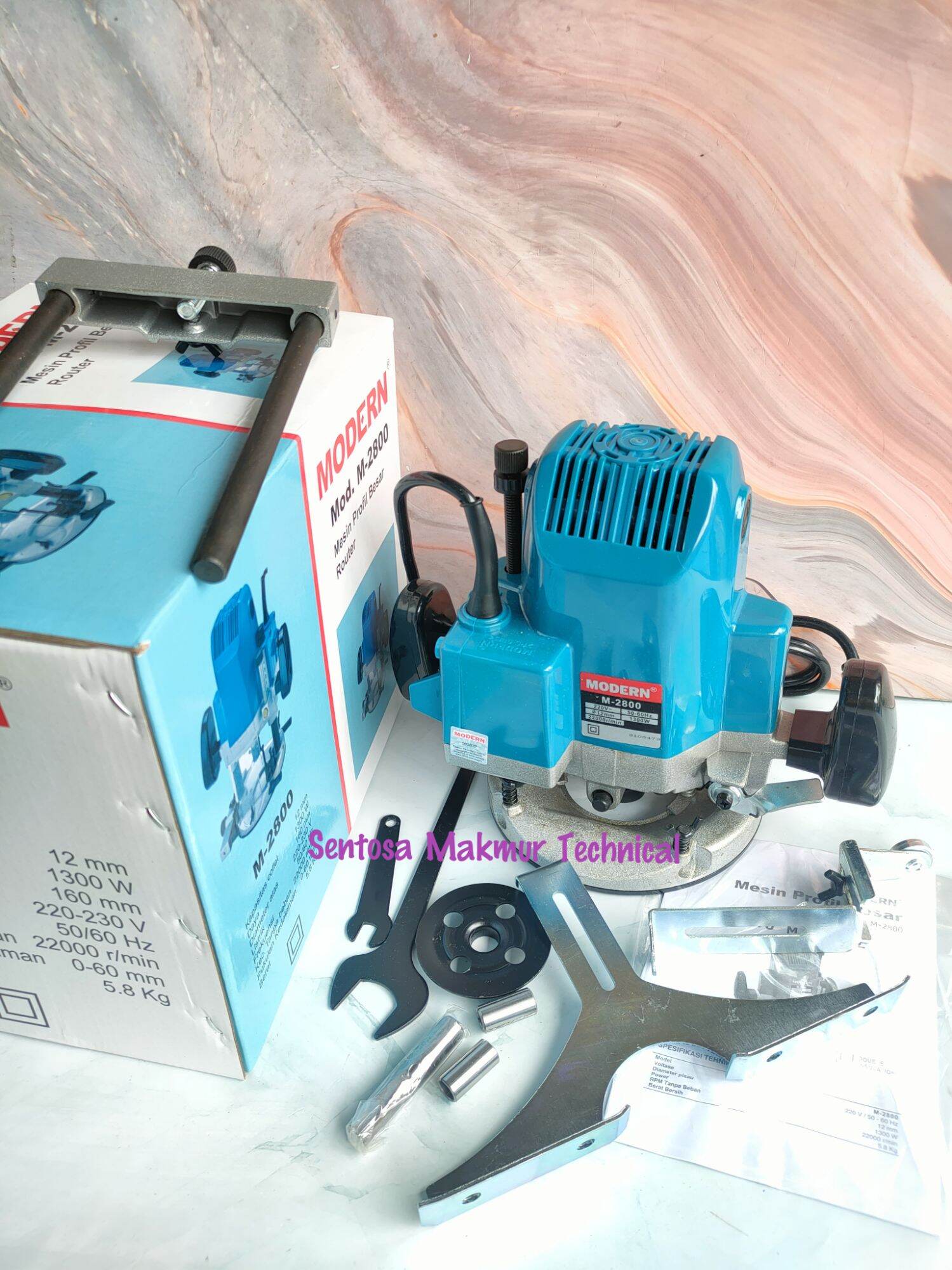 MODERN M2800 Router Wood Trimmer Besar Profil Kayu 2 Tangan M 2800 ...