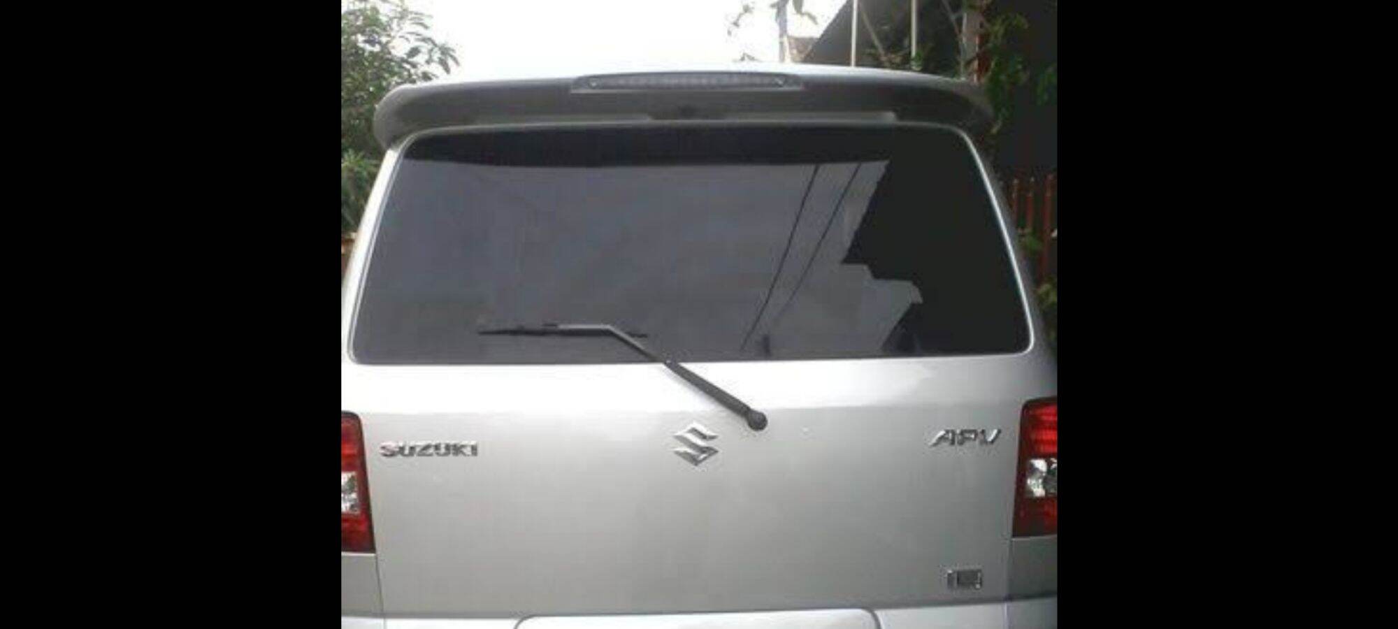 spoiler apv lama arena plastik abs cat silver led putih | Lazada Indonesia