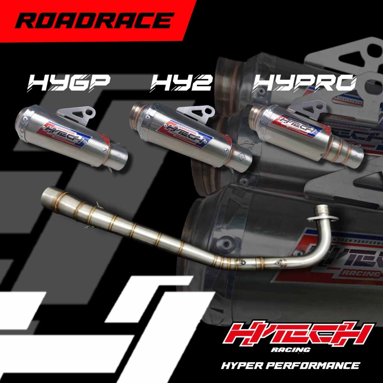 Knalpot CRF 150 Hytech Racing GTX HY-GP Fullsystem PnP | Lazada Indonesia