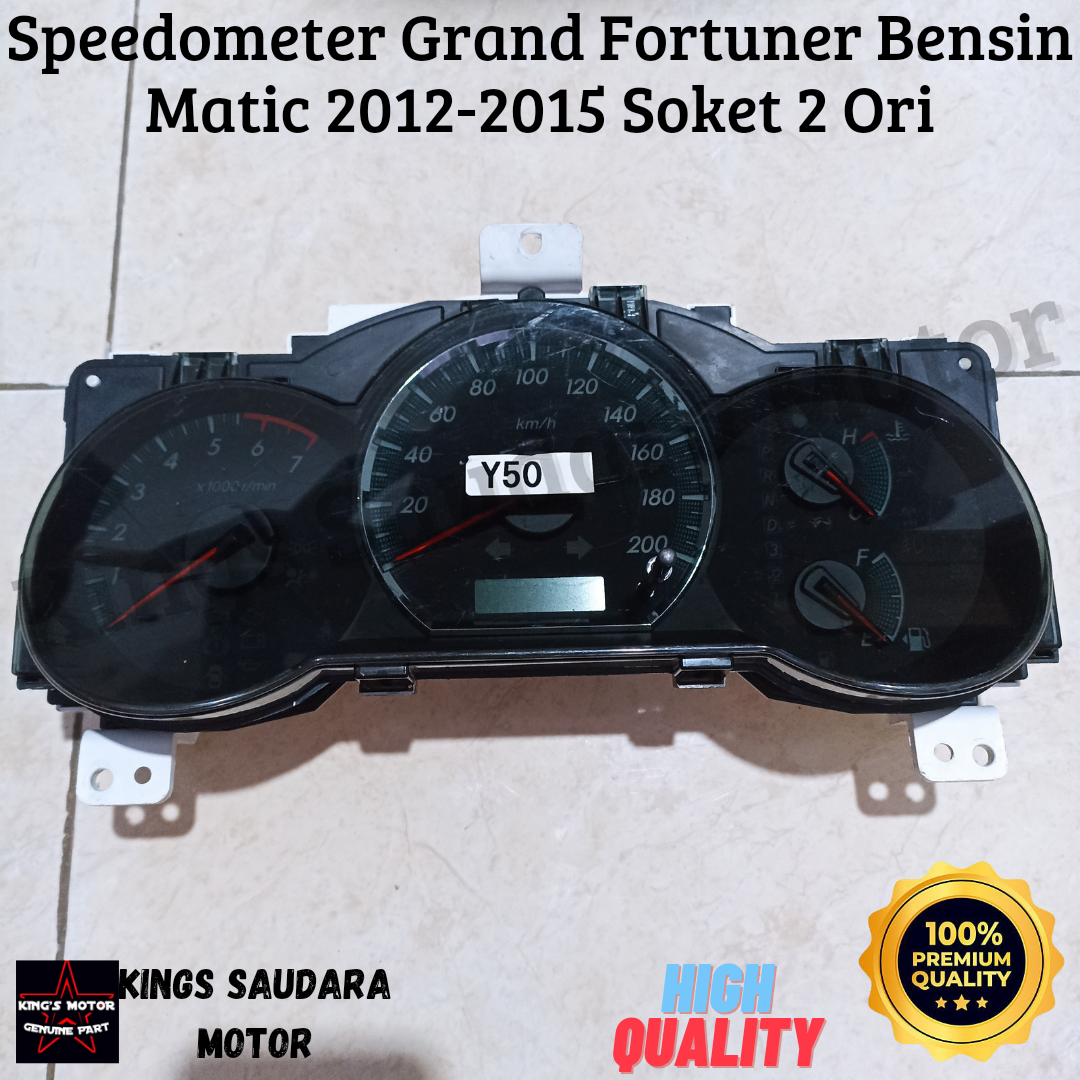 Speedometer Grand Fortuner Bensin Matic 2012-2015 Soket 2 Original Best ...