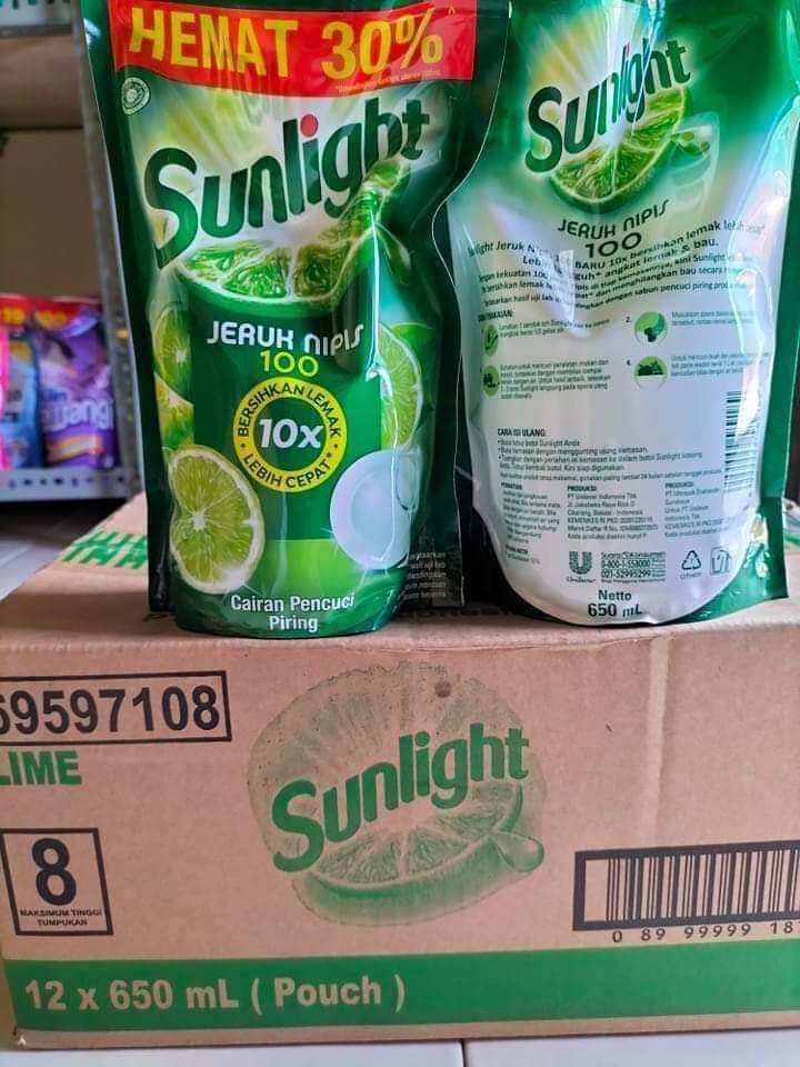 sunlight 650ml sabun cuci piring | Lazada Indonesia