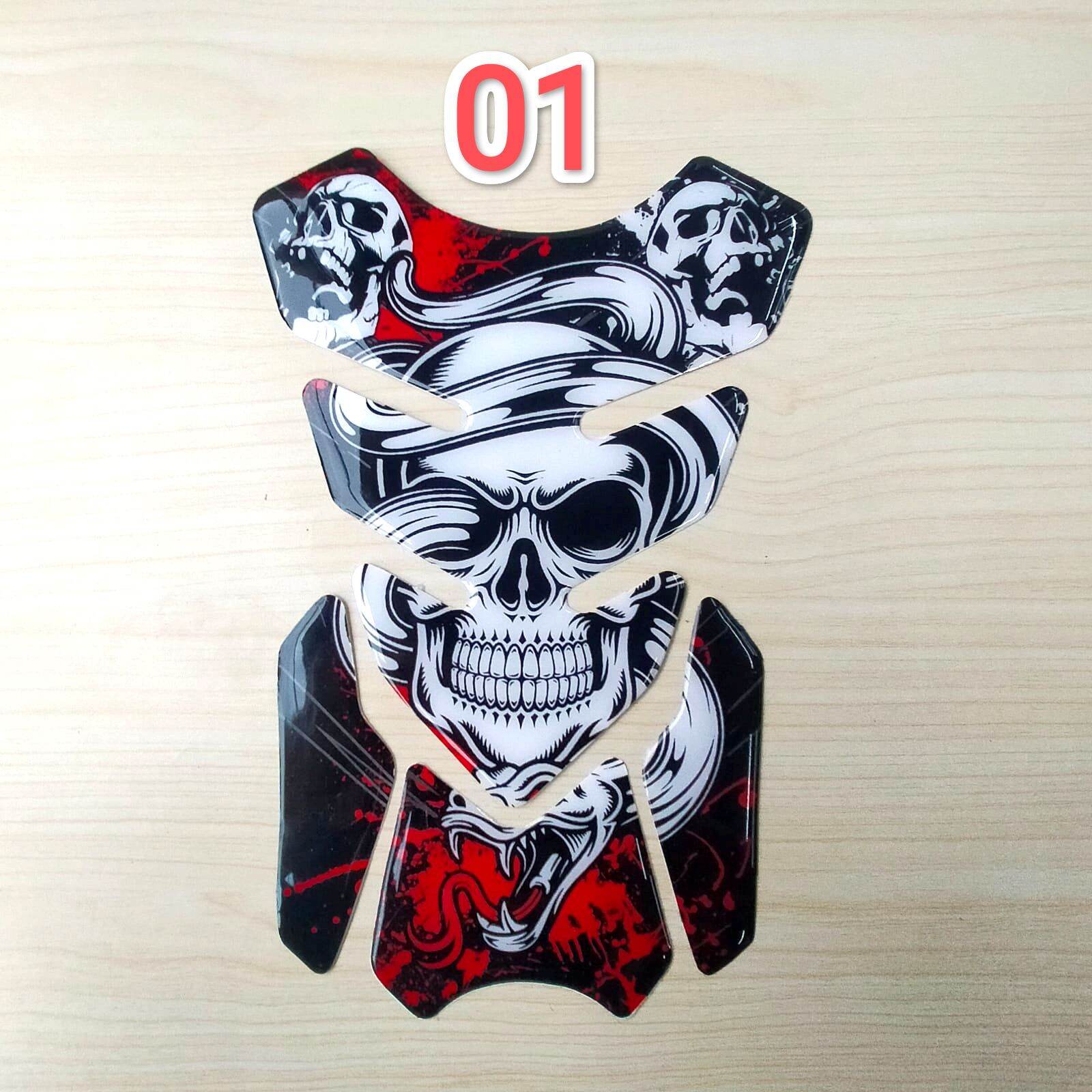 TANKPAD UNIVERSAL sticker tangki timbul sticker emblem tangki UNIVERSAL ...