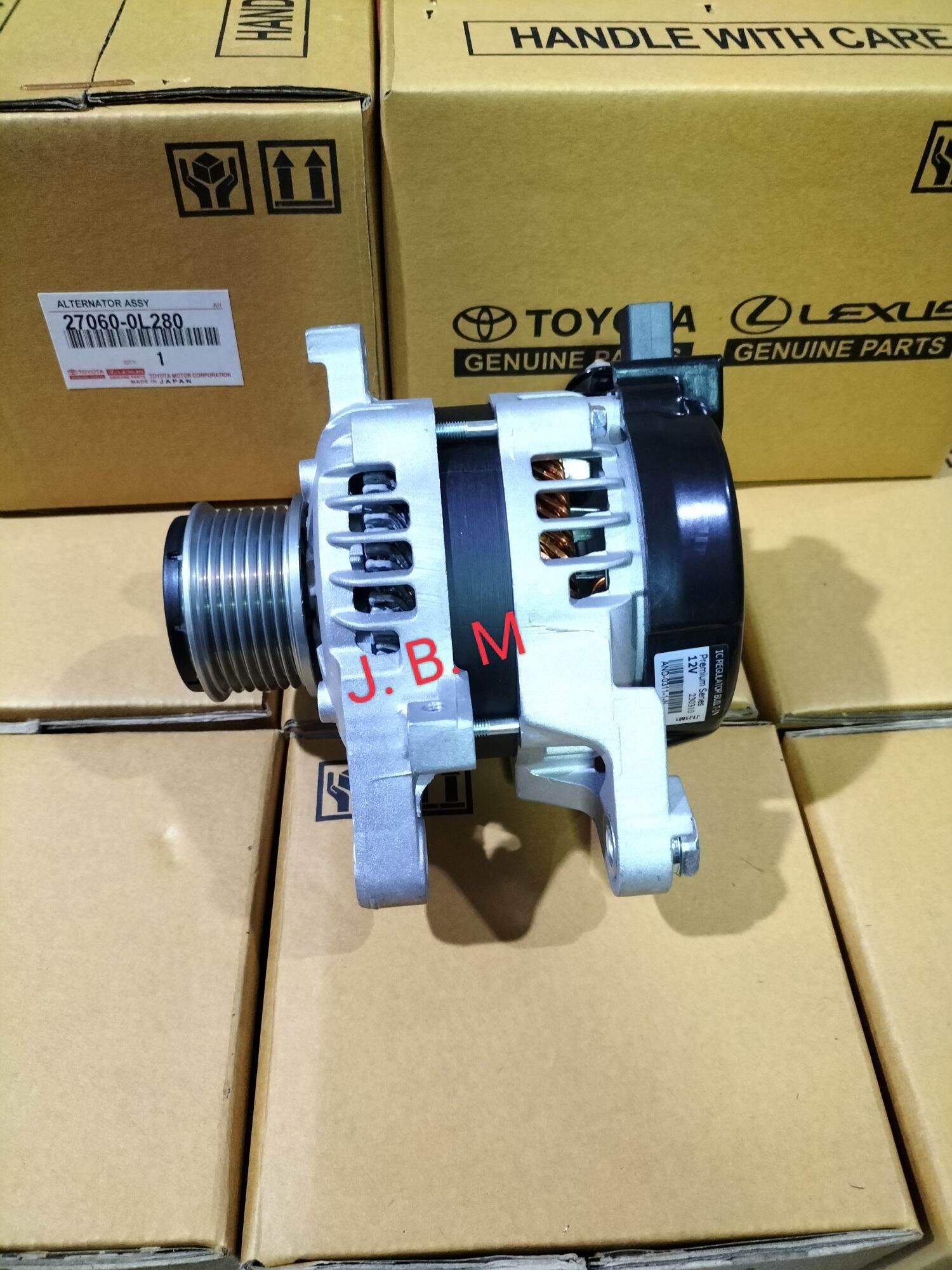 ALTERNATOR DINAMO AMPER HILUX REVO INNOVA REBORN 2GD 27060-0L280 ...